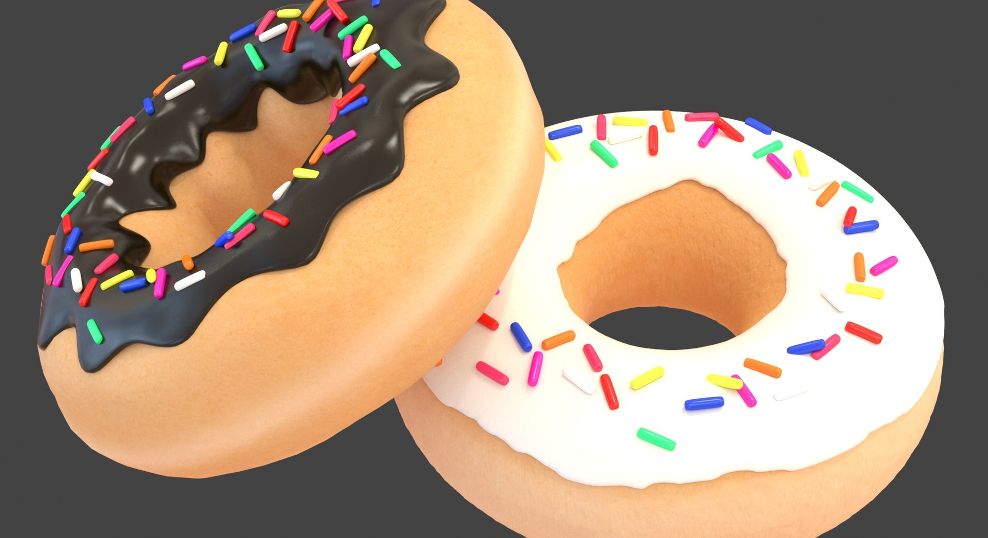 3D Donuts - TurboSquid 2128093