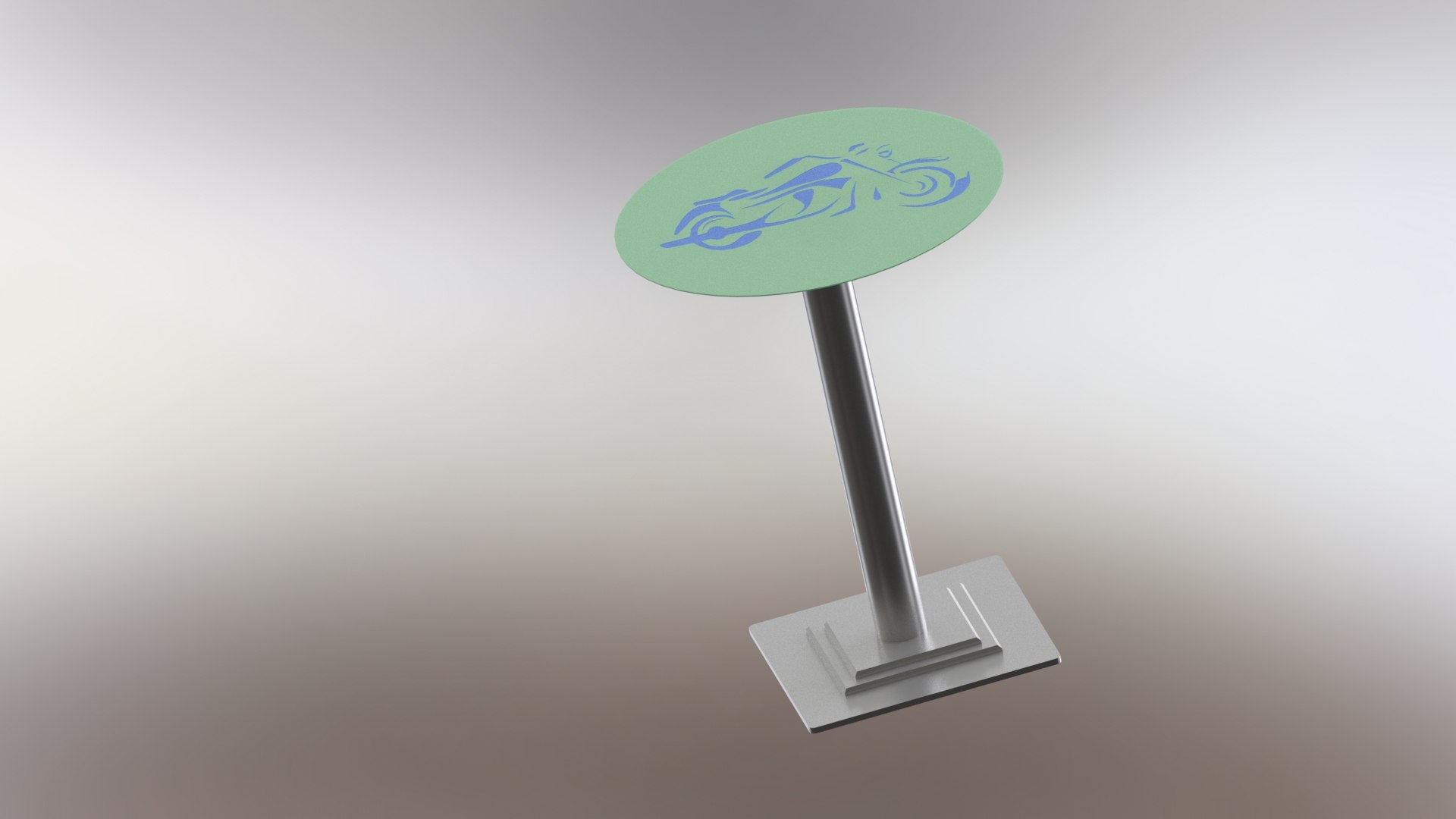 Motorcycle table 3D model - TurboSquid 1215266