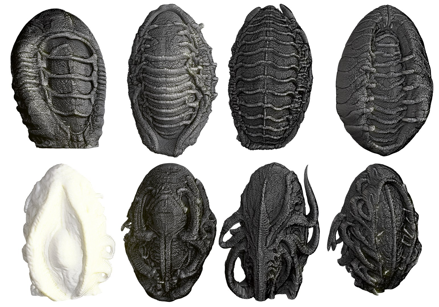 Alien Eggs Life Form Pack 3D model - TurboSquid 2171653