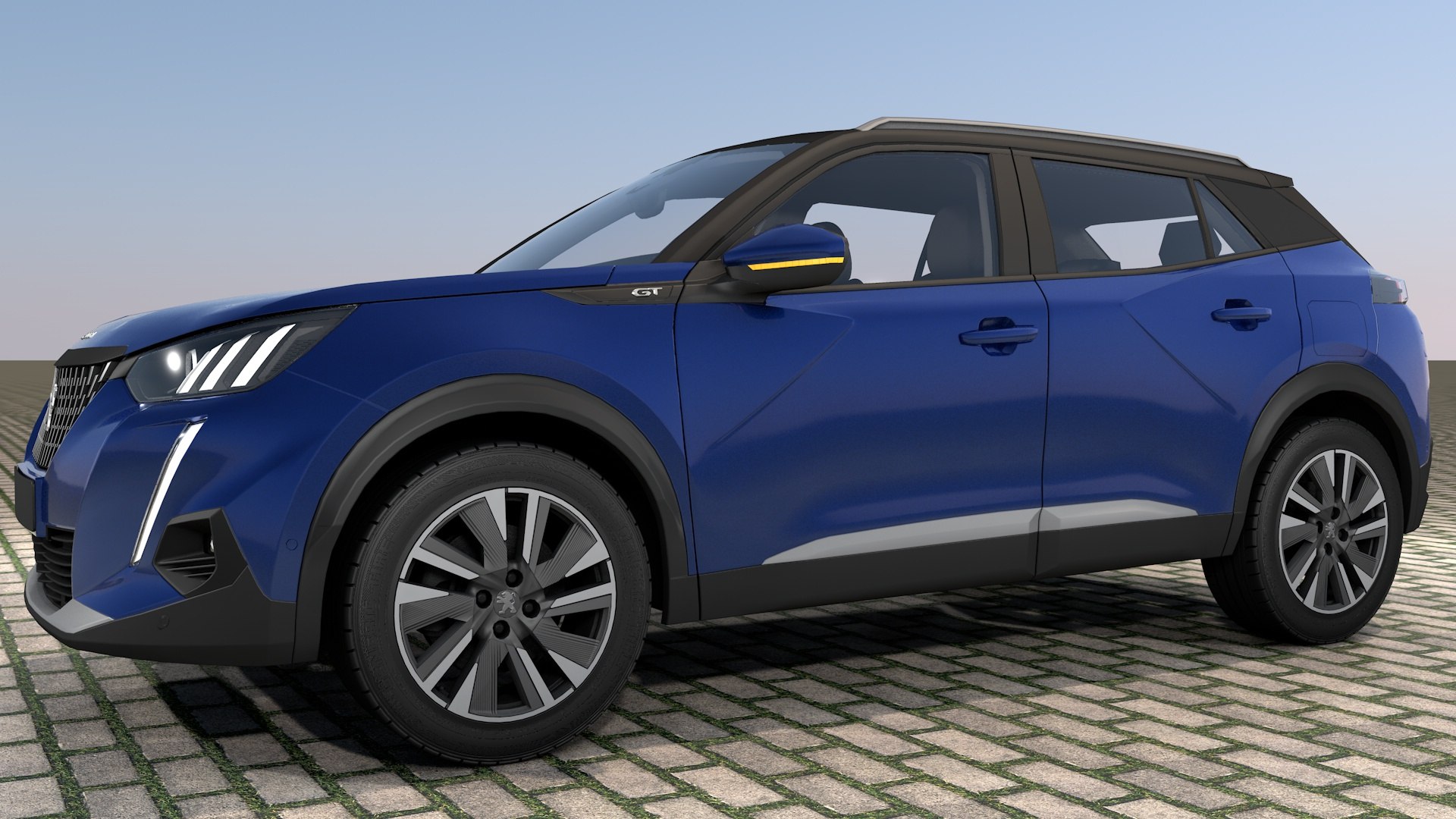 Peugeot 2008 3D Model - TurboSquid 1527018