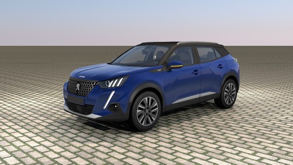 Peugeot 2008 3D model - TurboSquid 1527018