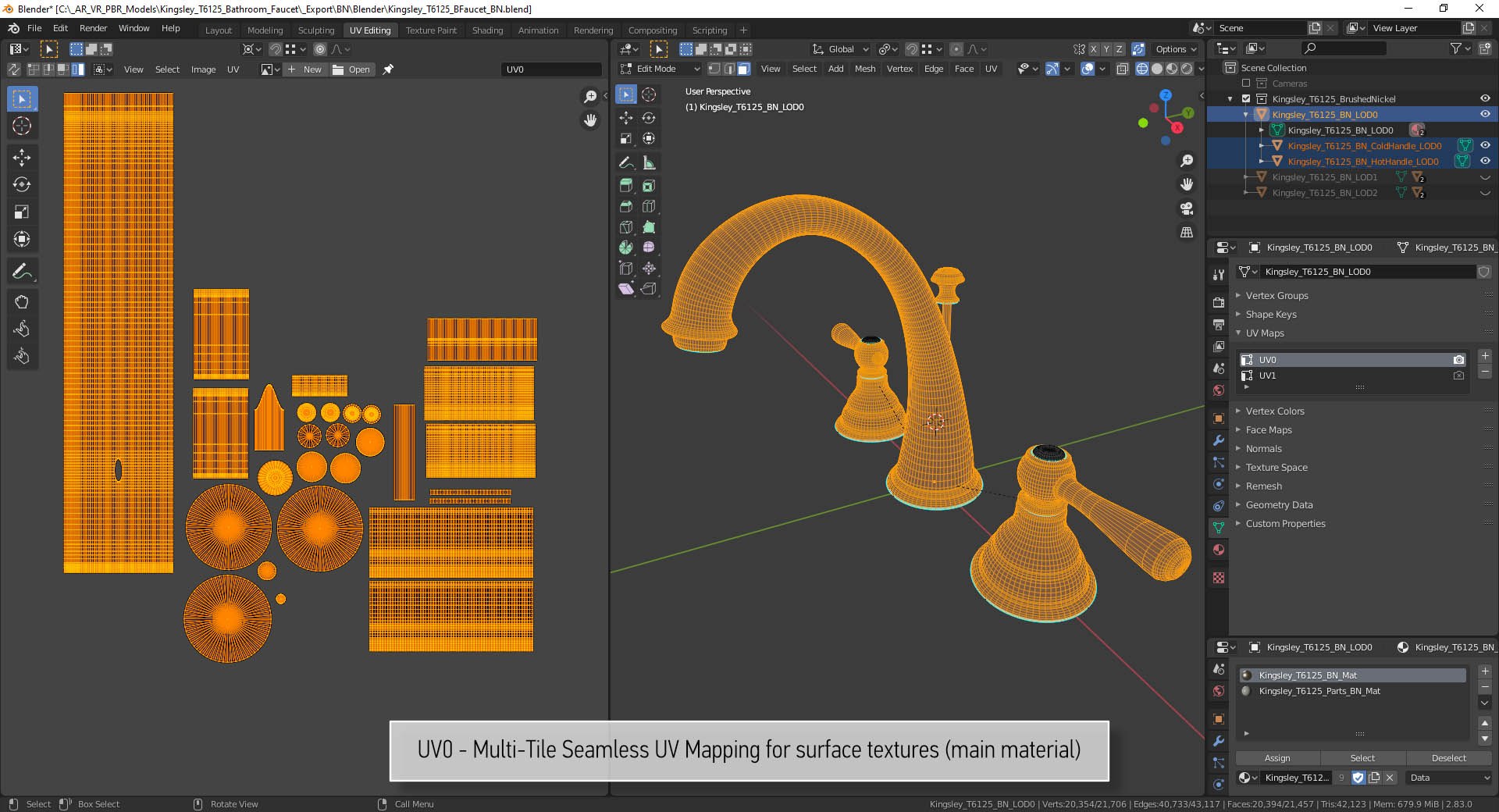 Moen Kingsley T6125bn Two-handle 3D - TurboSquid 1575902