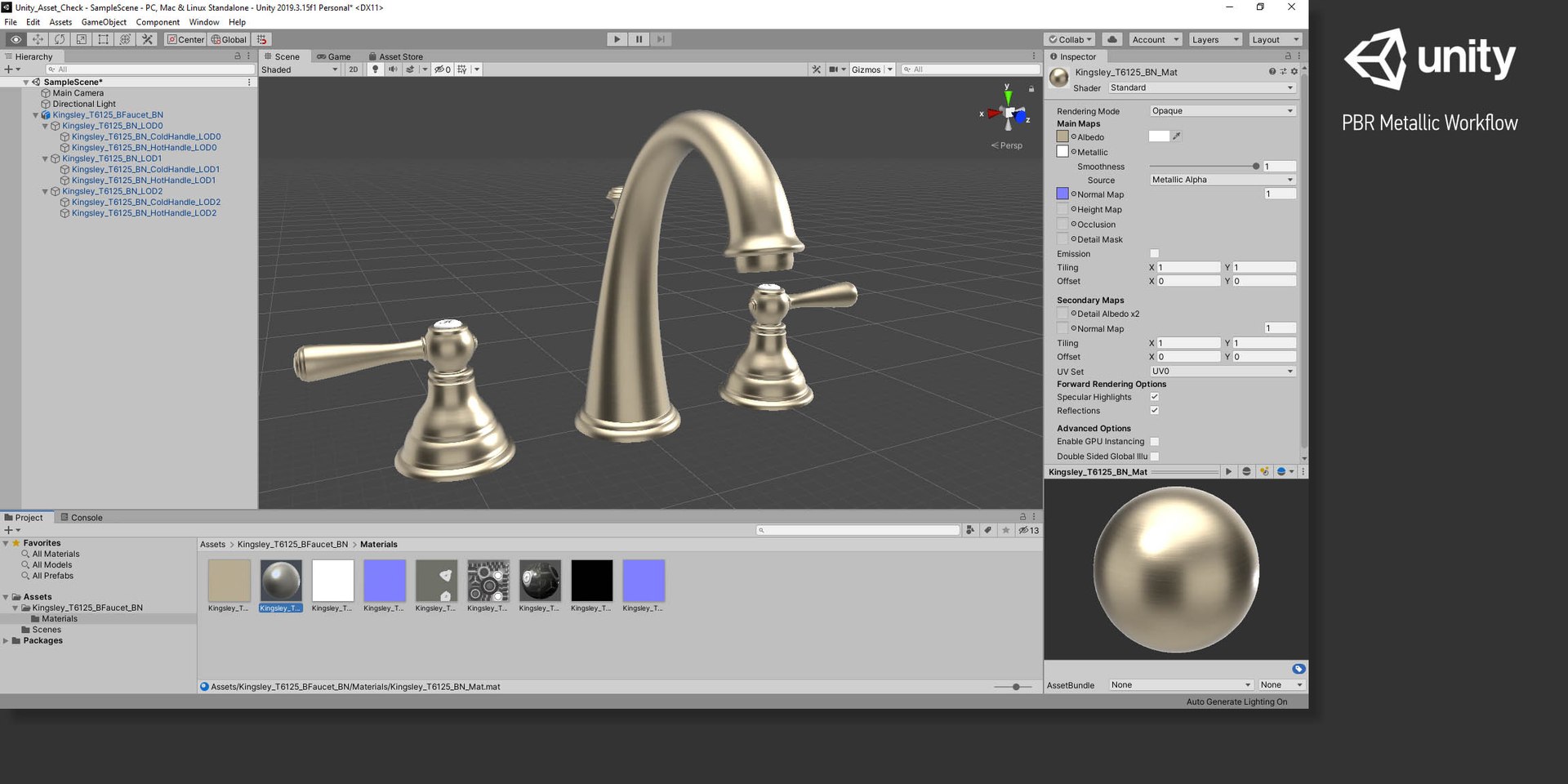 Moen Kingsley T6125bn Two-handle 3D - TurboSquid 1575902