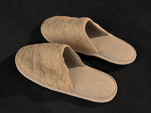 modelo 3d Zapatillas de Lino y Yute - TurboSquid 2152360