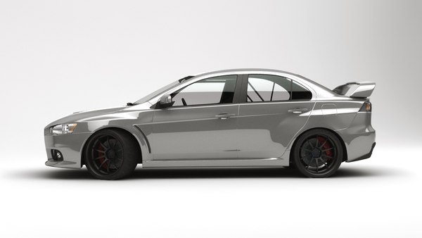 3ds max mitsubishi lancer evolution x