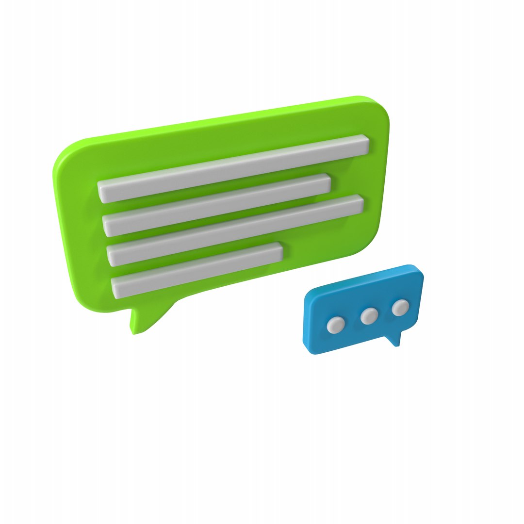 Chat Cartoon 3D Model - TurboSquid 2264956