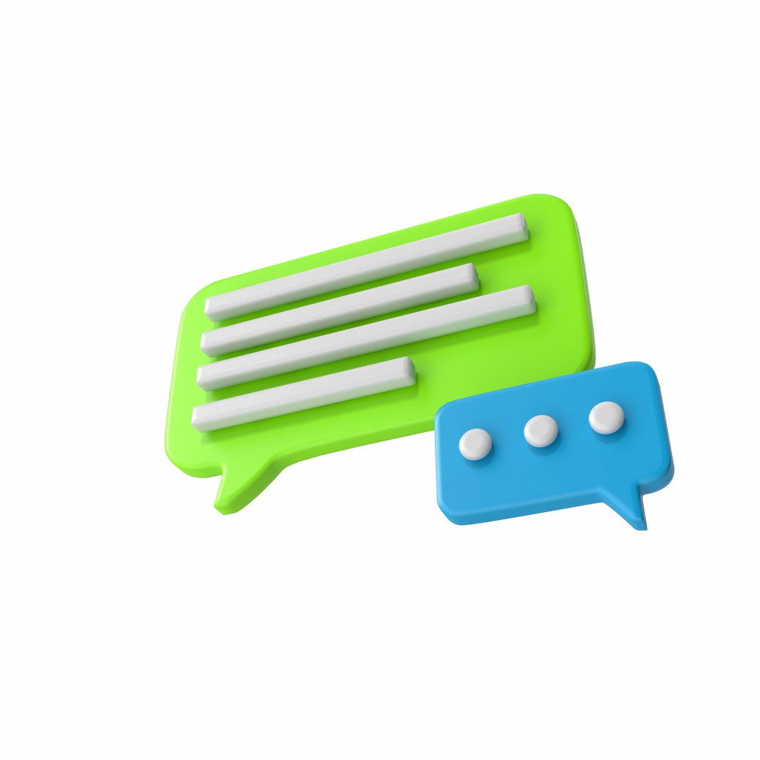 Chat Cartoon 3D Model - TurboSquid 2264956