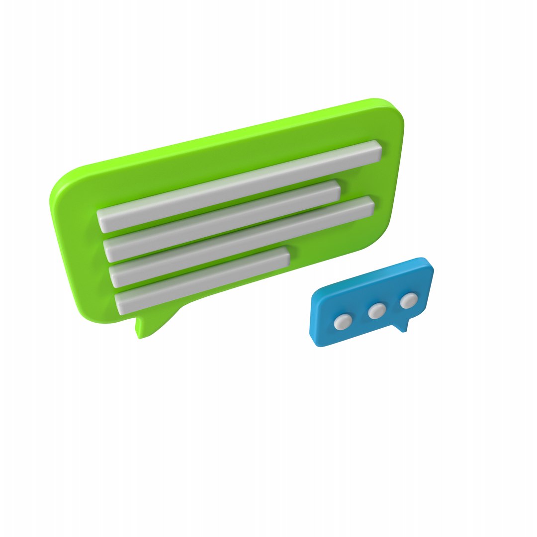 Chat Cartoon 3D Model - TurboSquid 2264956