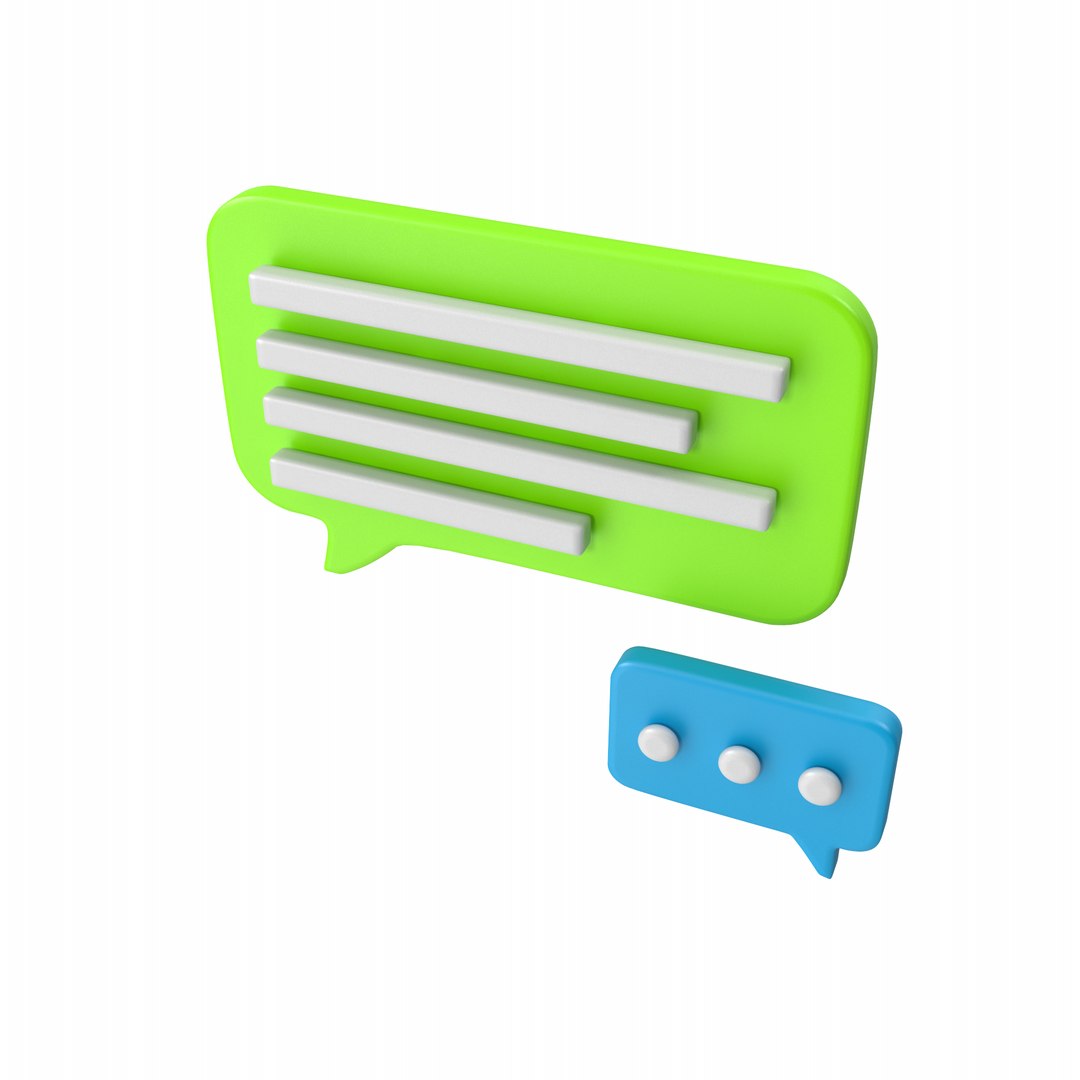 Chat Cartoon 3D Model - TurboSquid 2264956