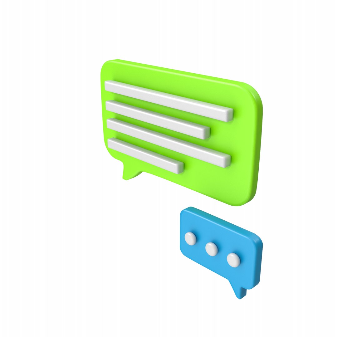 Chat Cartoon 3D Model - TurboSquid 2264956