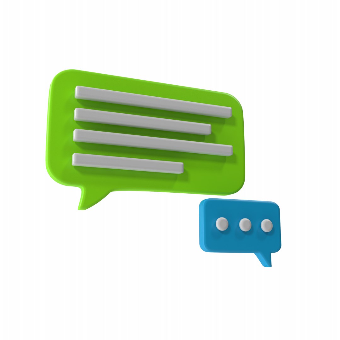 Chat Cartoon 3D Model - TurboSquid 2264956