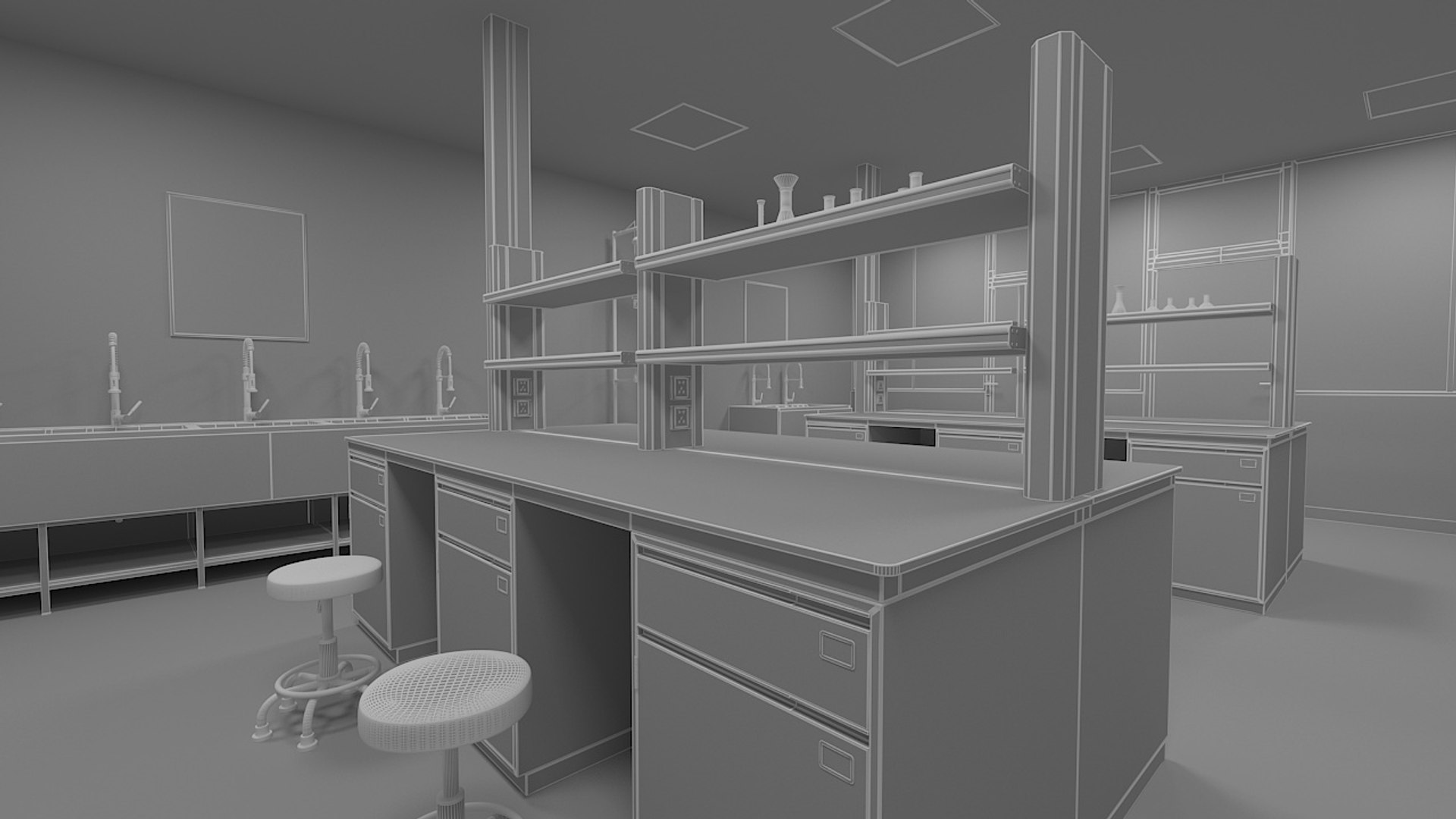 3D Laboratory 7 Model - TurboSquid 2283512