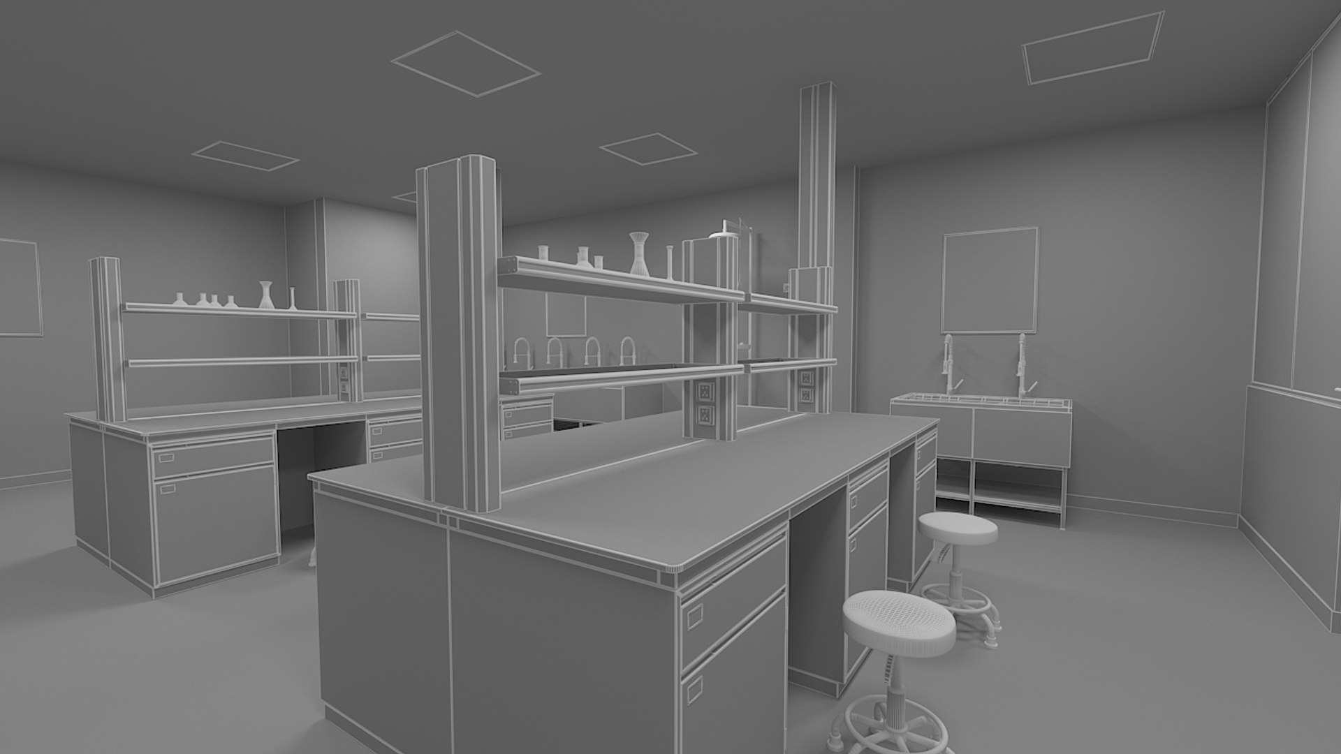 3D Laboratory 7 Model - TurboSquid 2283512