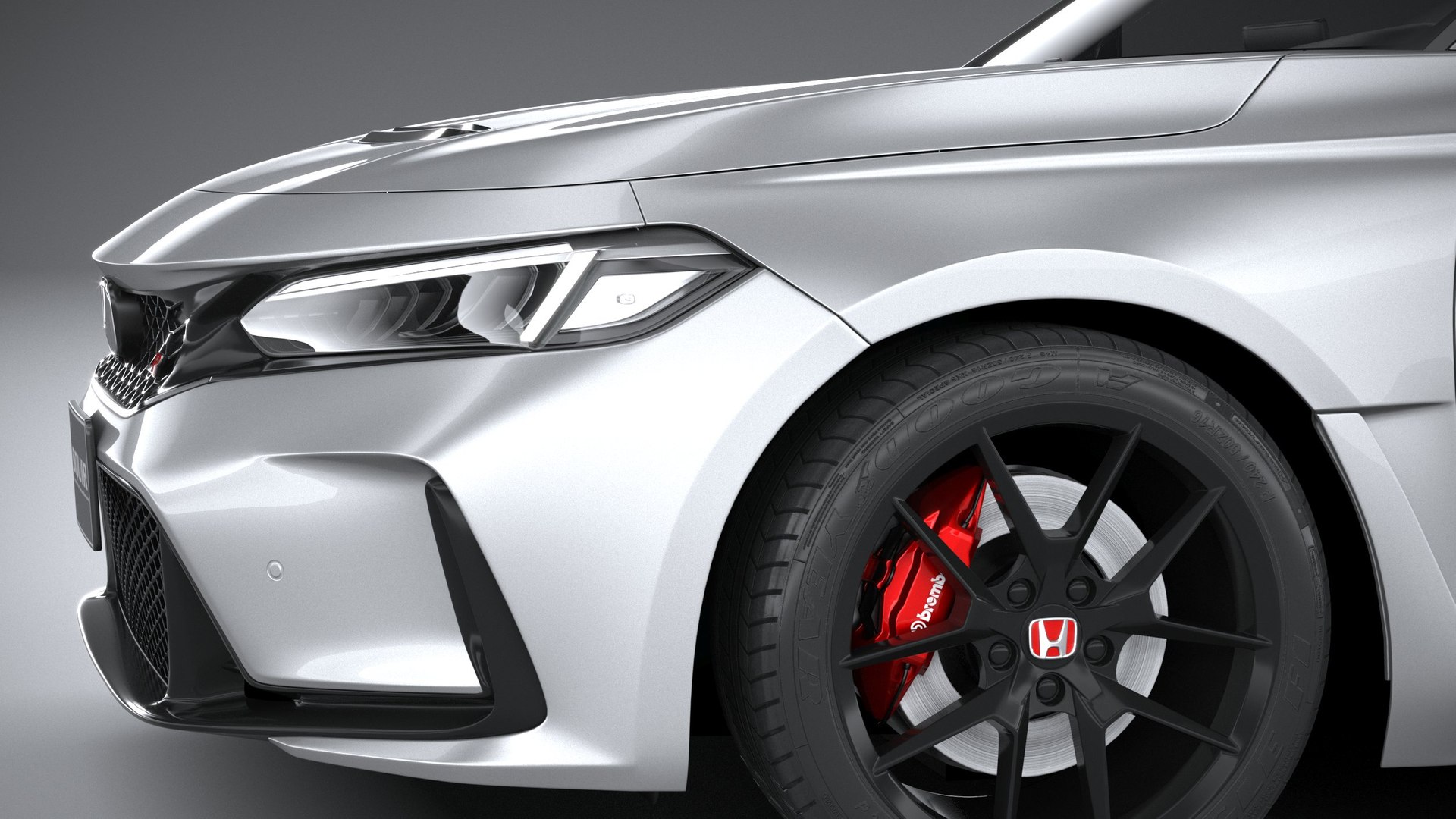 Honda Civic Type R 2023 3D - TurboSquid 1938330