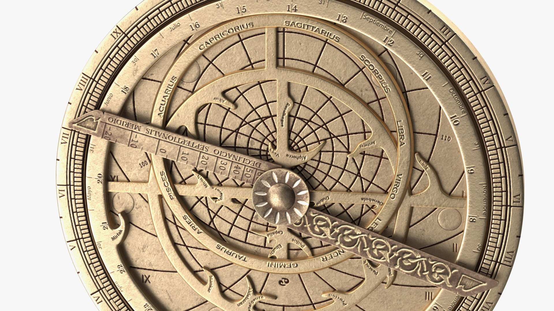 Astrolabe 3D model - TurboSquid 1902559