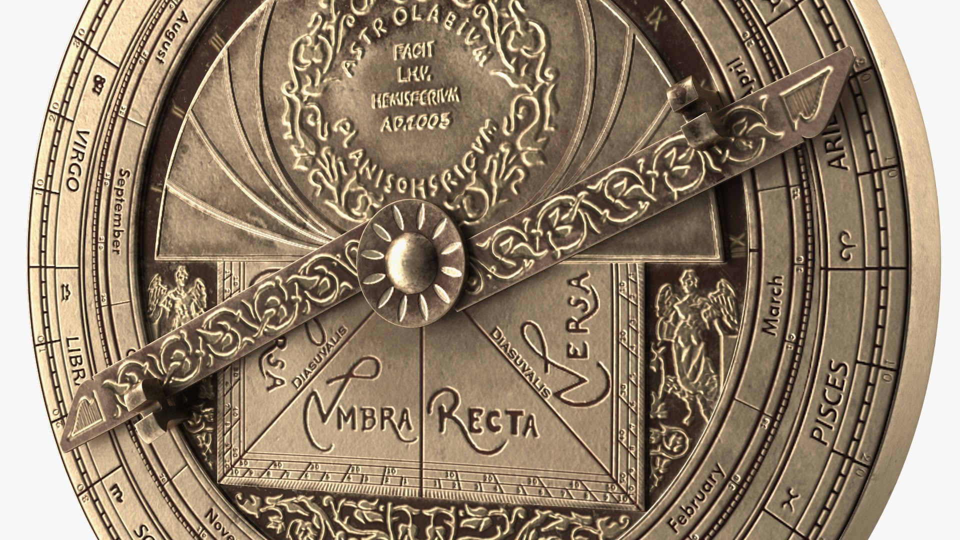 Astrolabe 3D model - TurboSquid 1902559