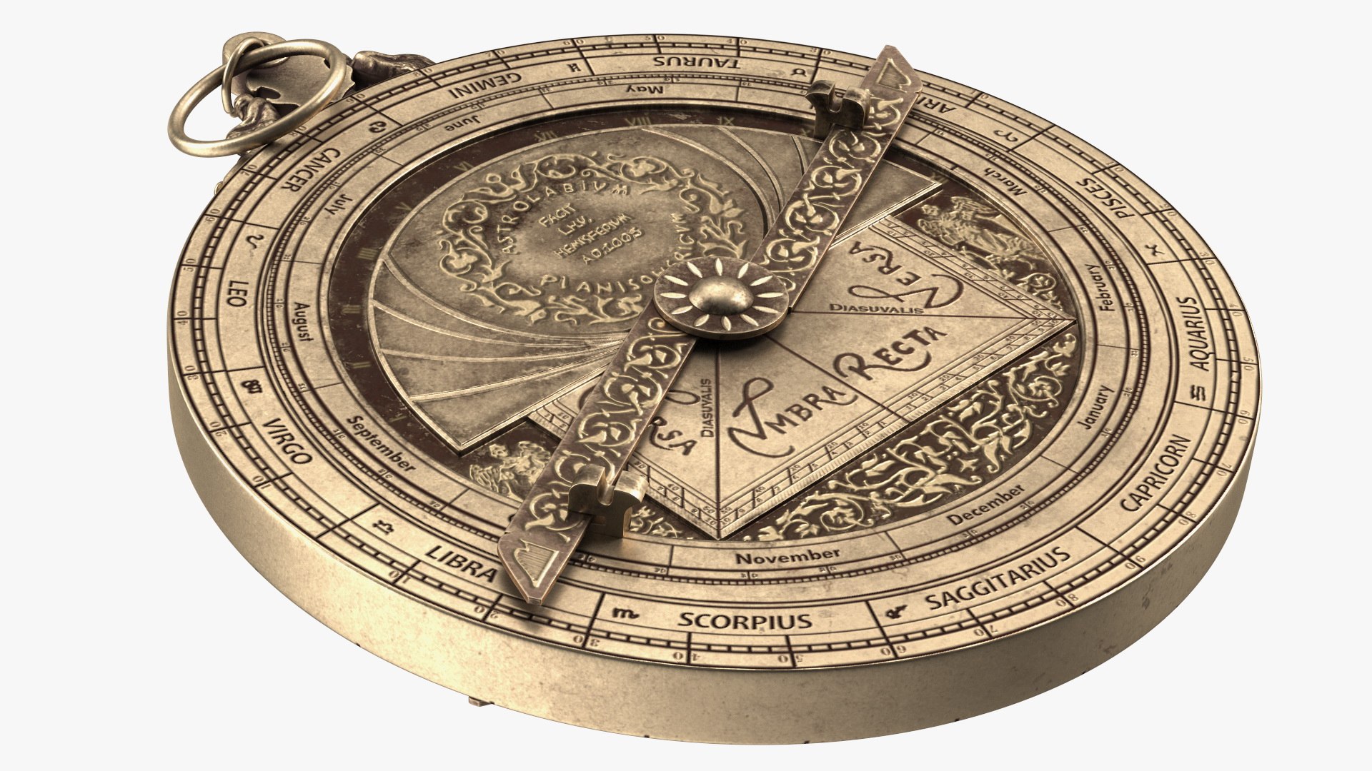 Astrolabe 3D model - TurboSquid 1902559