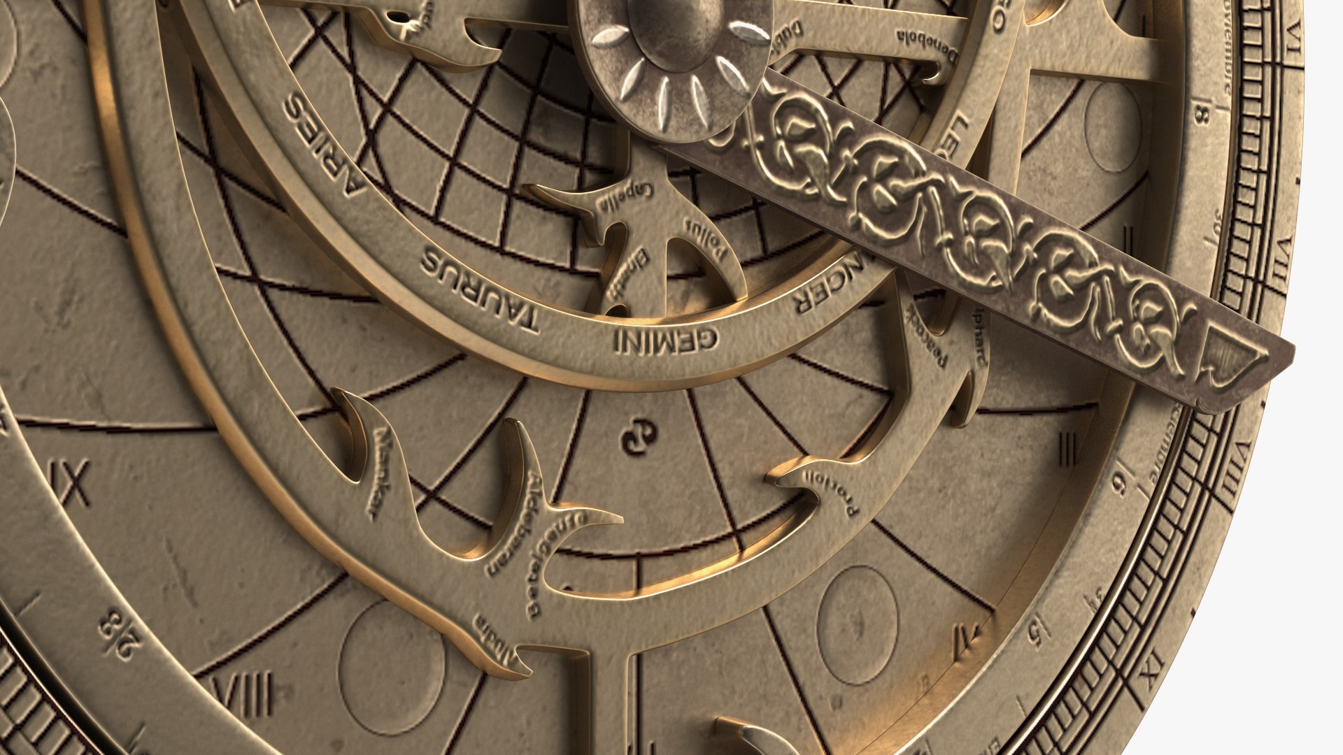 Astrolabe 3D model - TurboSquid 1902559