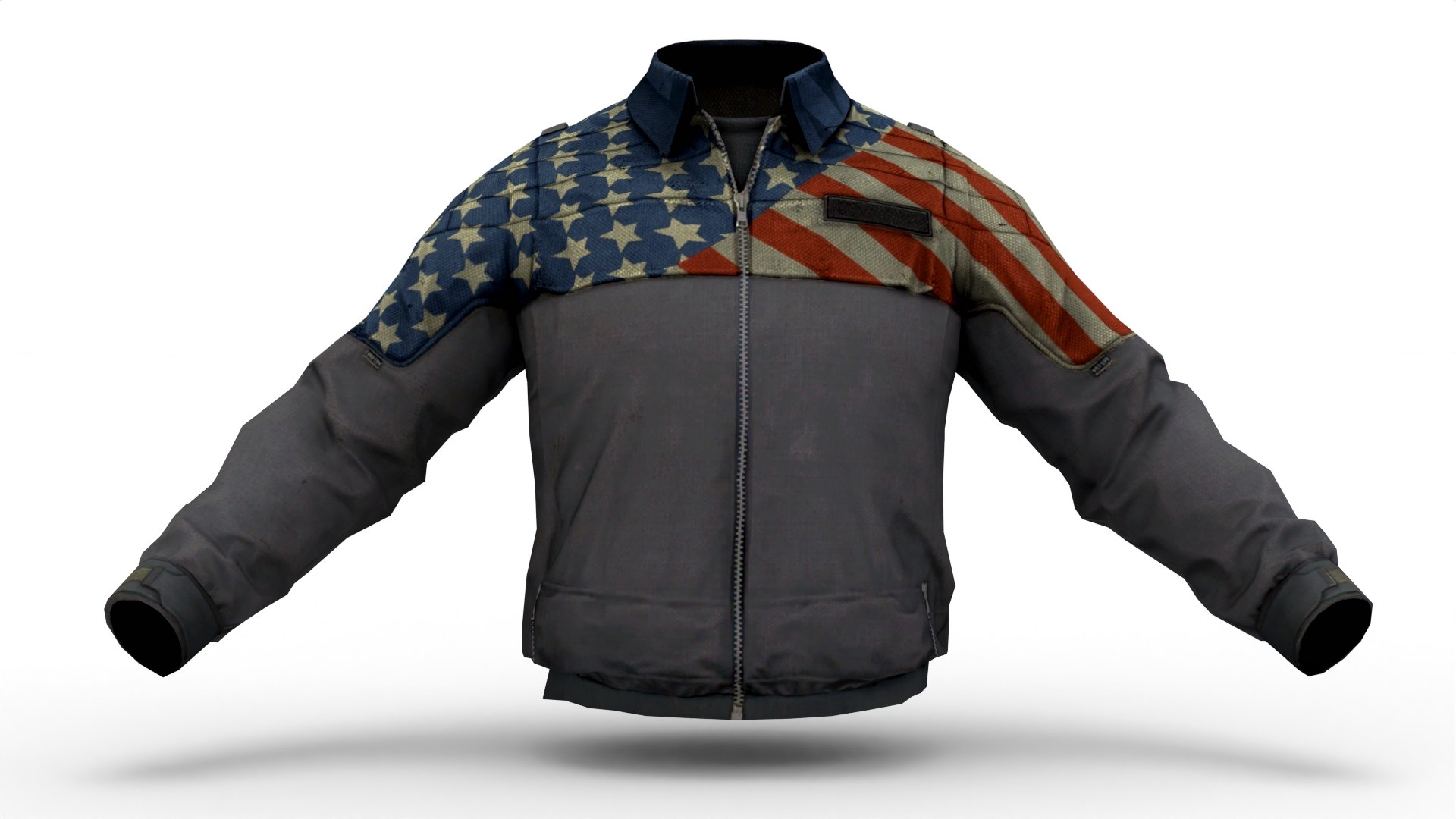 3D Vintage Jacket 3D Model - TurboSquid 2218111