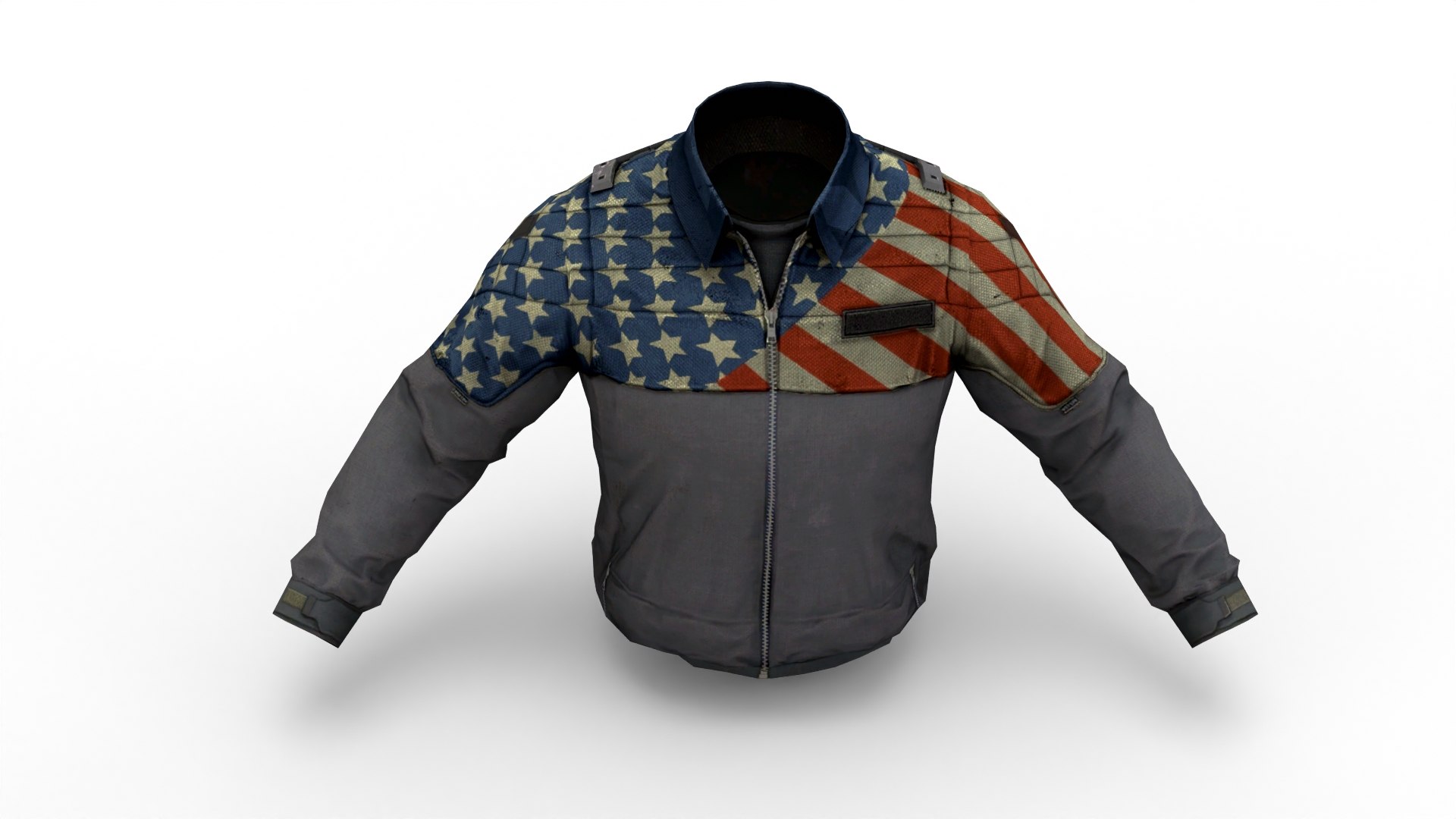 3D Vintage Jacket 3D Model - TurboSquid 2218111