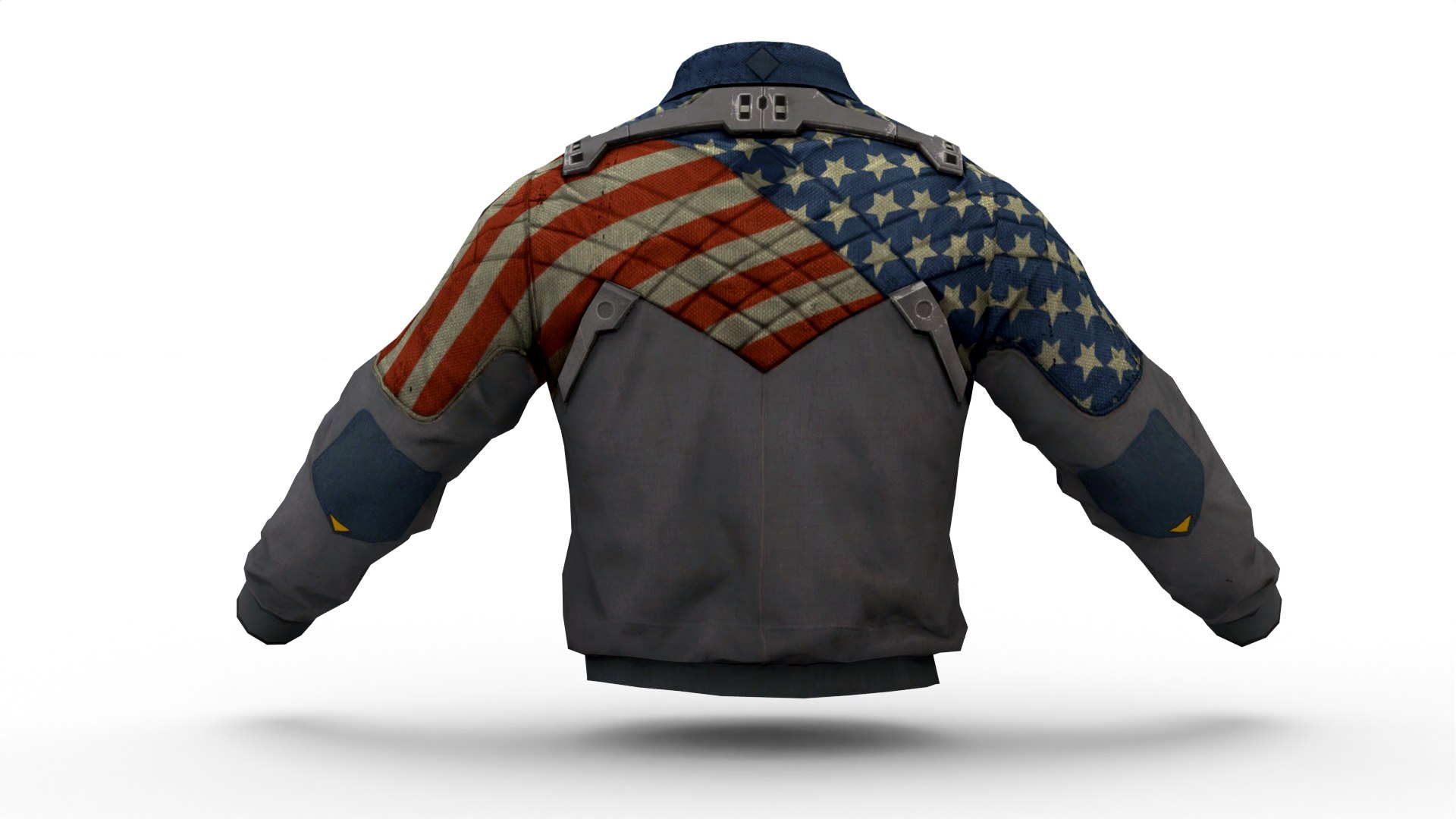 3D Vintage Jacket 3D Model - TurboSquid 2218111