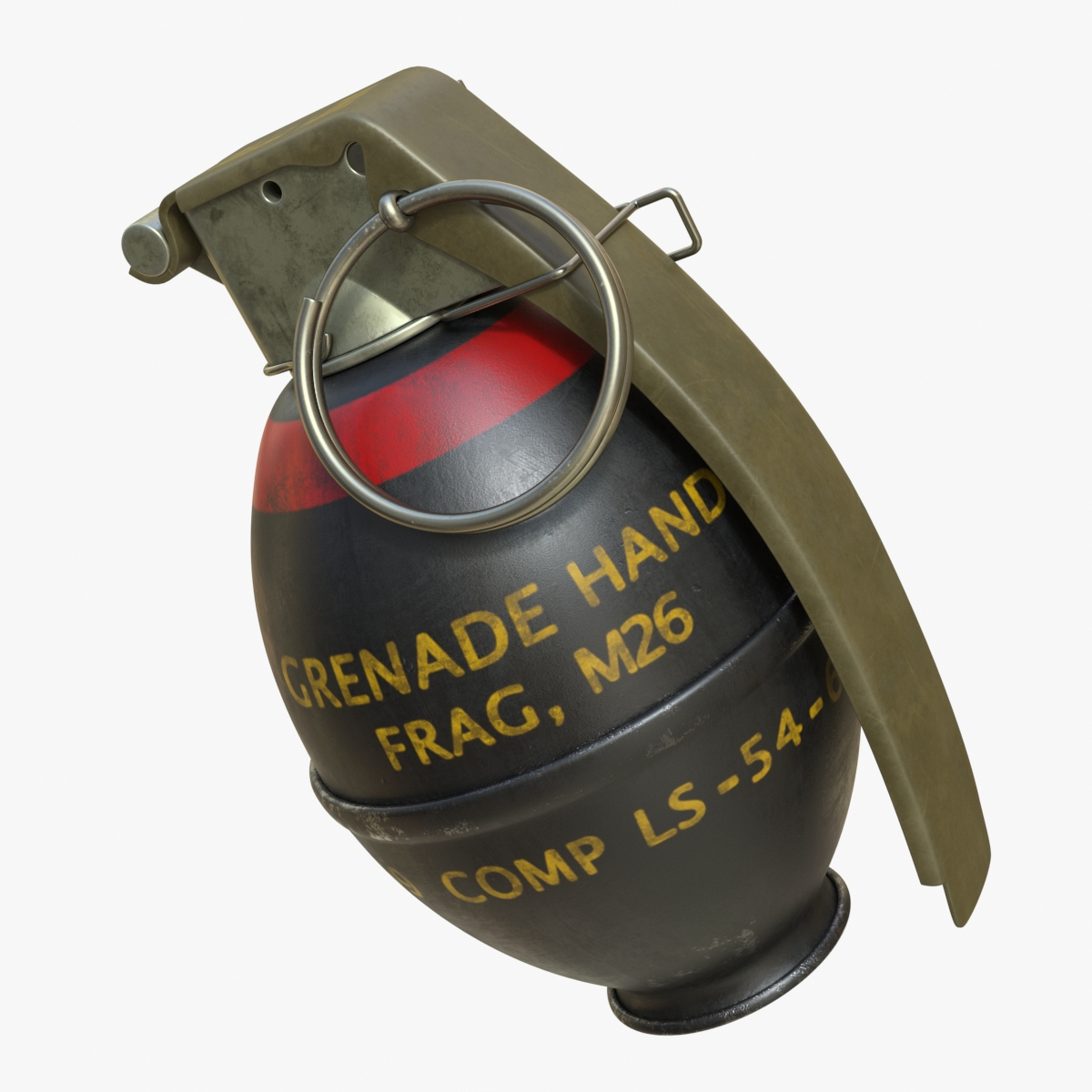Grenades pack 02 3D model - TurboSquid 1254750