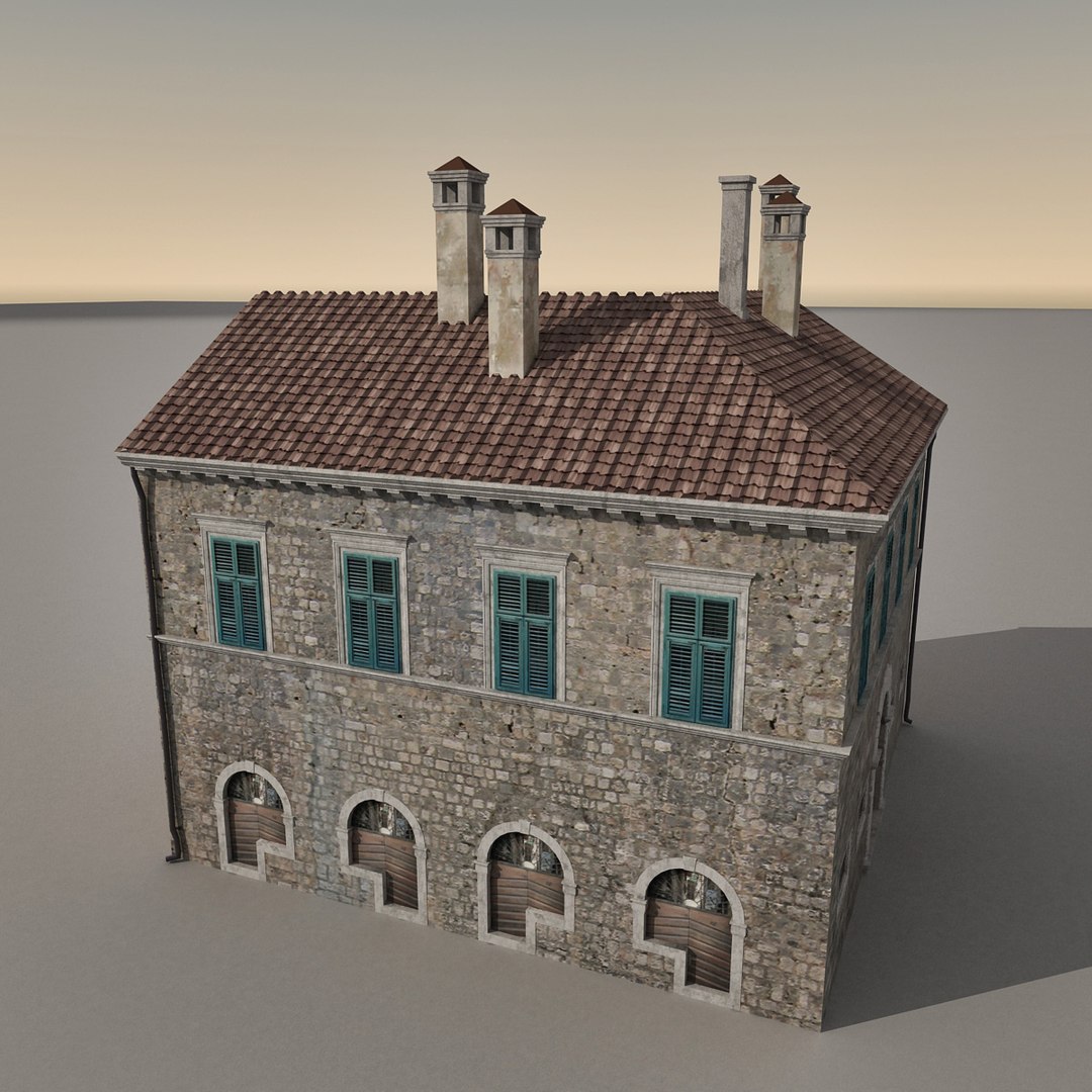 3d Model Building Italian