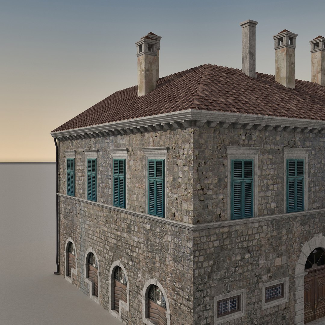 3d Model Building Italian
