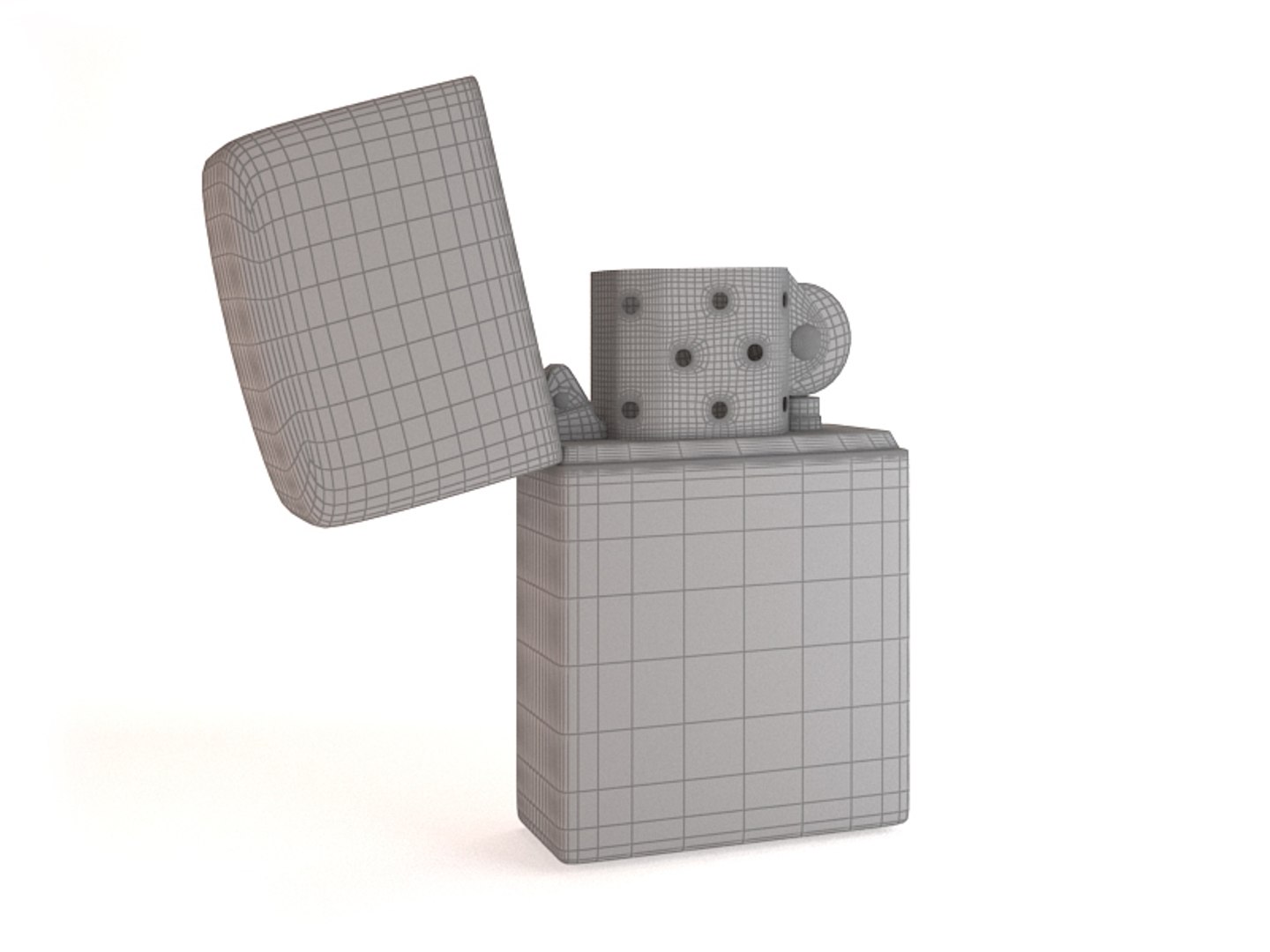 Zippo Lighter 3d Model