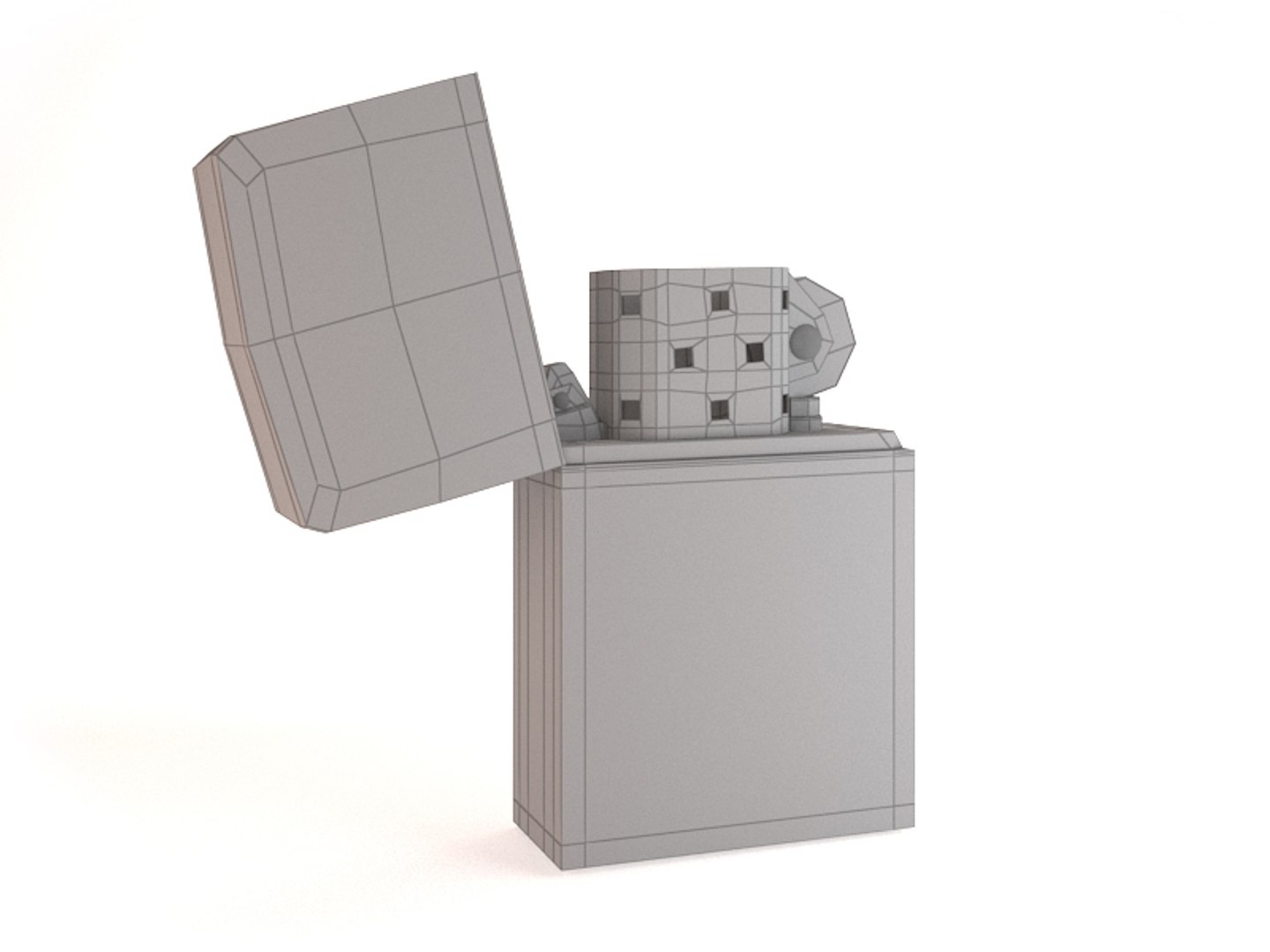 Zippo Lighter 3d Model