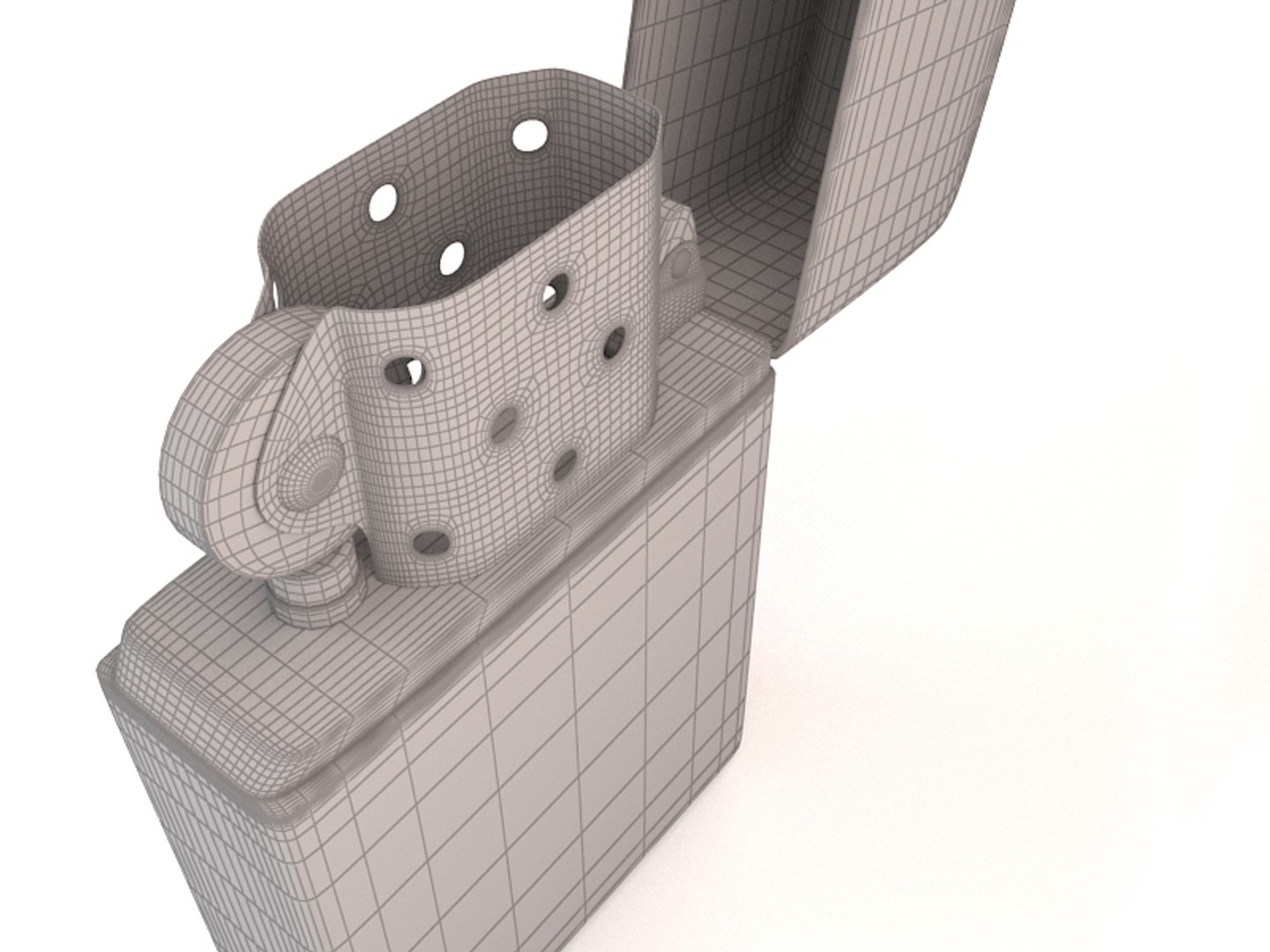 Zippo Lighter 3d Model