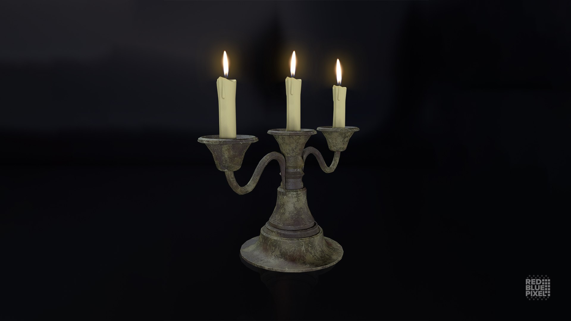 Candle Stand 02 3D Model - TurboSquid 2305320