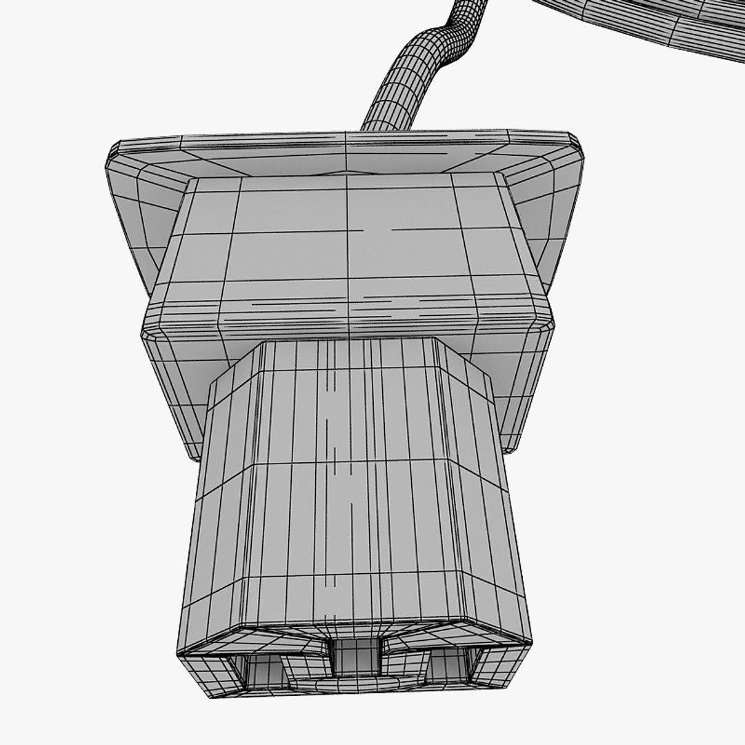 3d model computer cable