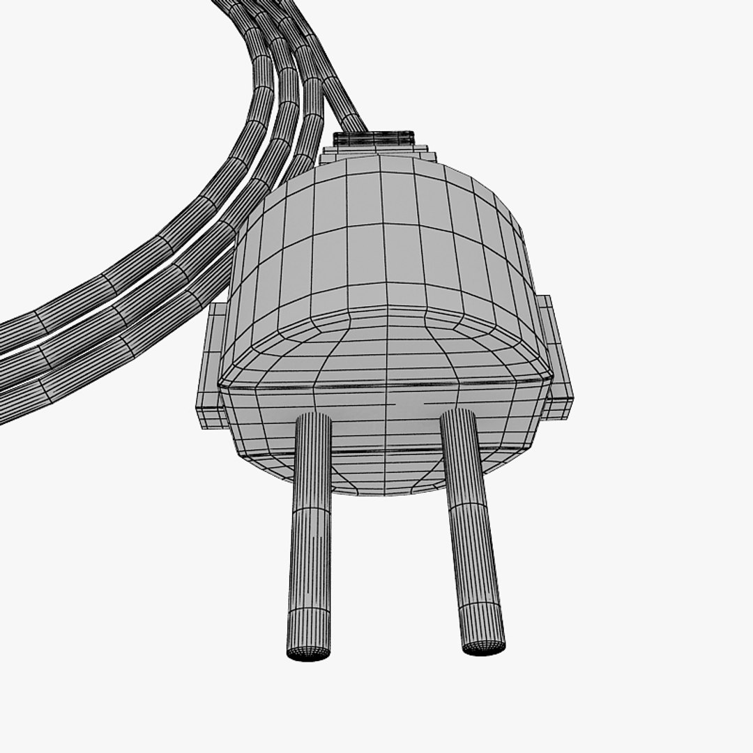 3d model computer cable