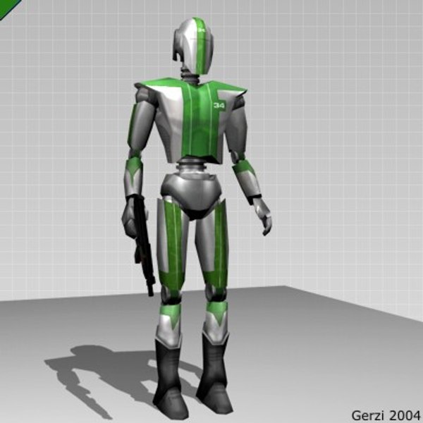 battle droid 3d model