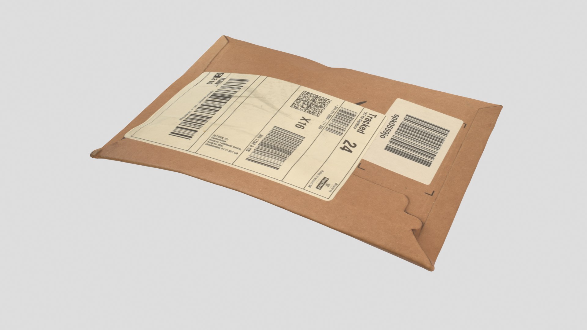 3D Parcel Letter Package Model - TurboSquid 1617406