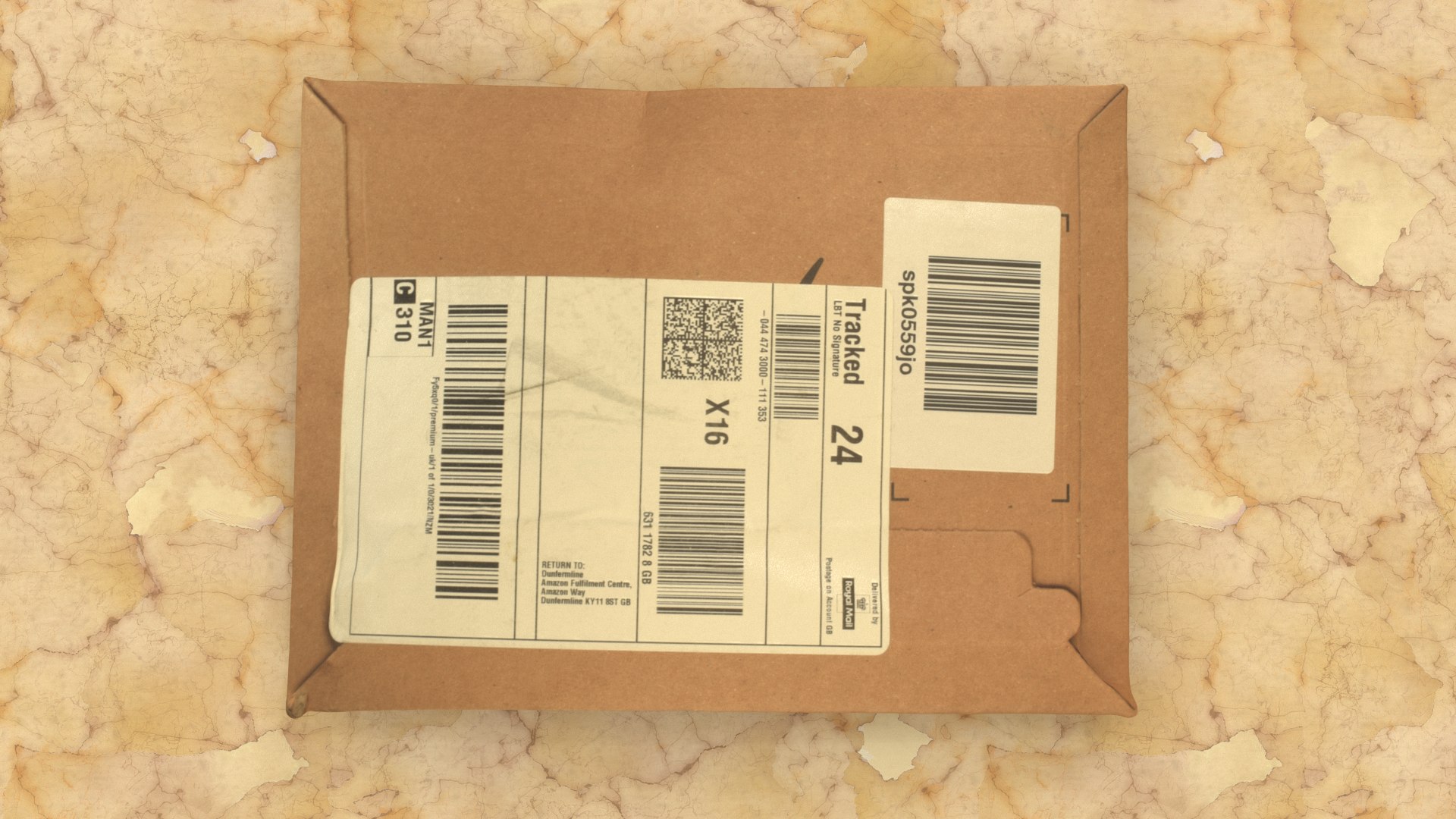 3D Parcel Letter Package Model - TurboSquid 1617406