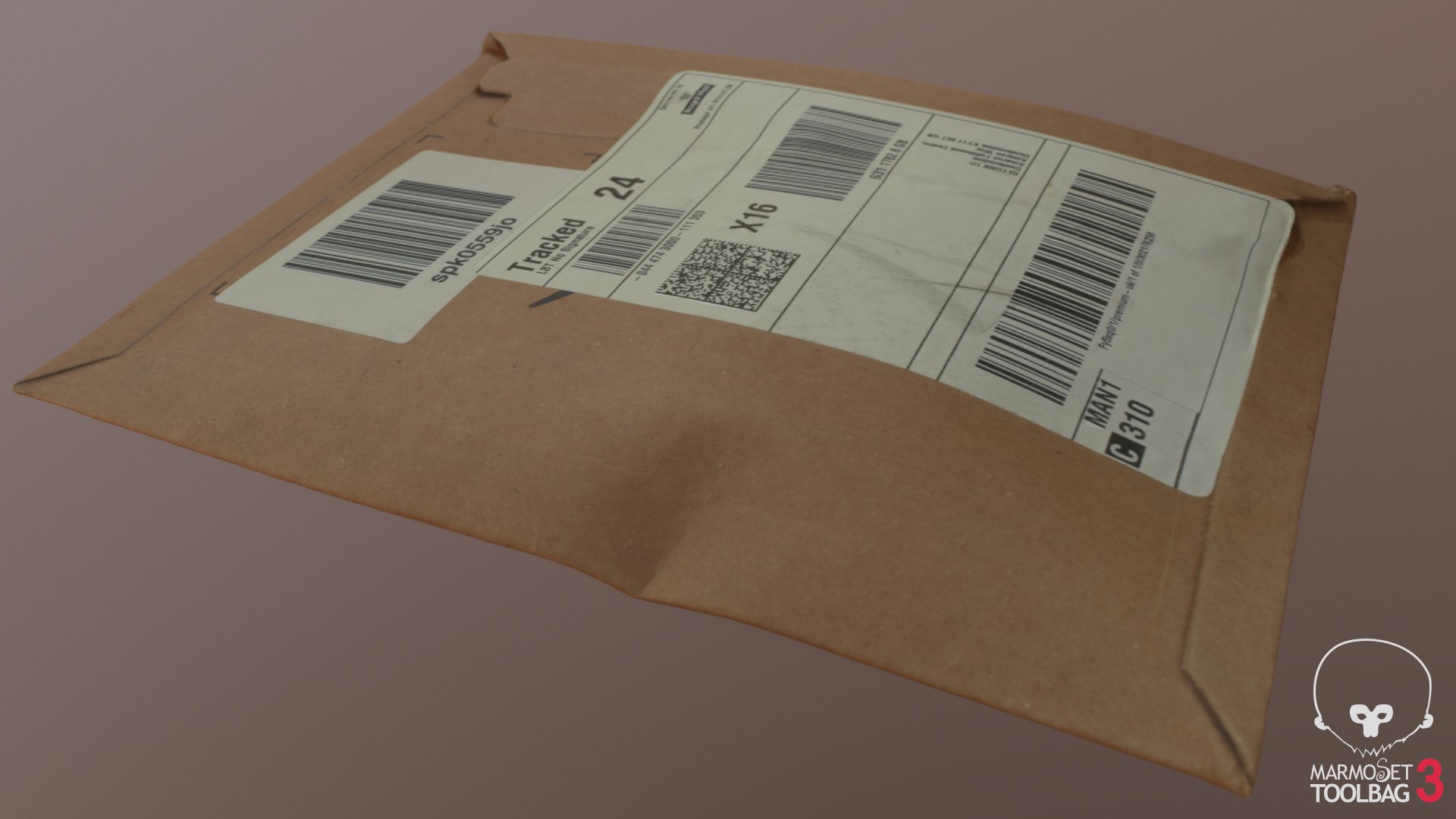 3D Parcel Letter Package Model - TurboSquid 1617406