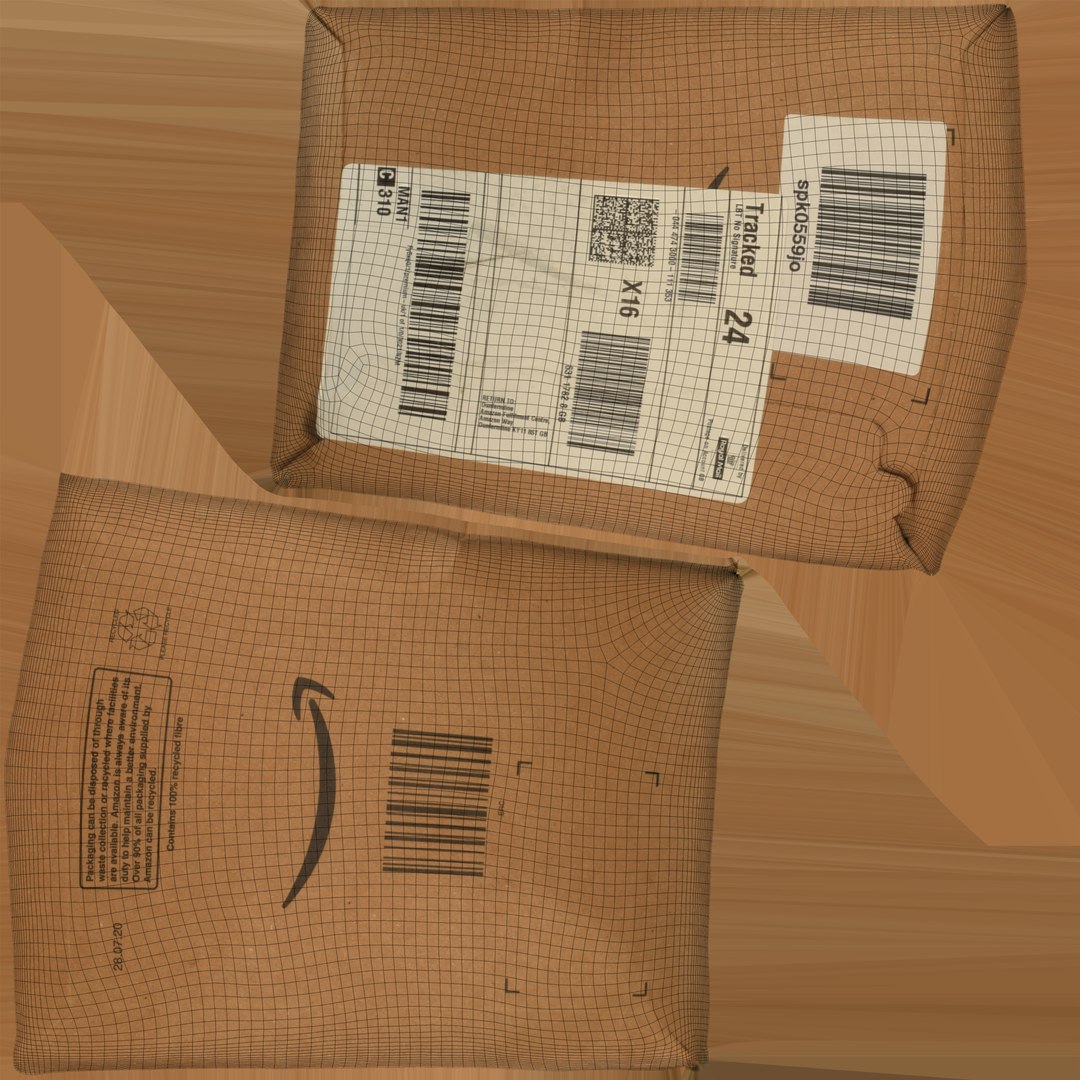 3D Parcel Letter Package Model - TurboSquid 1617406