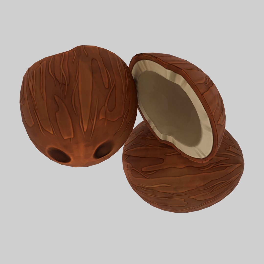 Coconut Model - TurboSquid 2319208