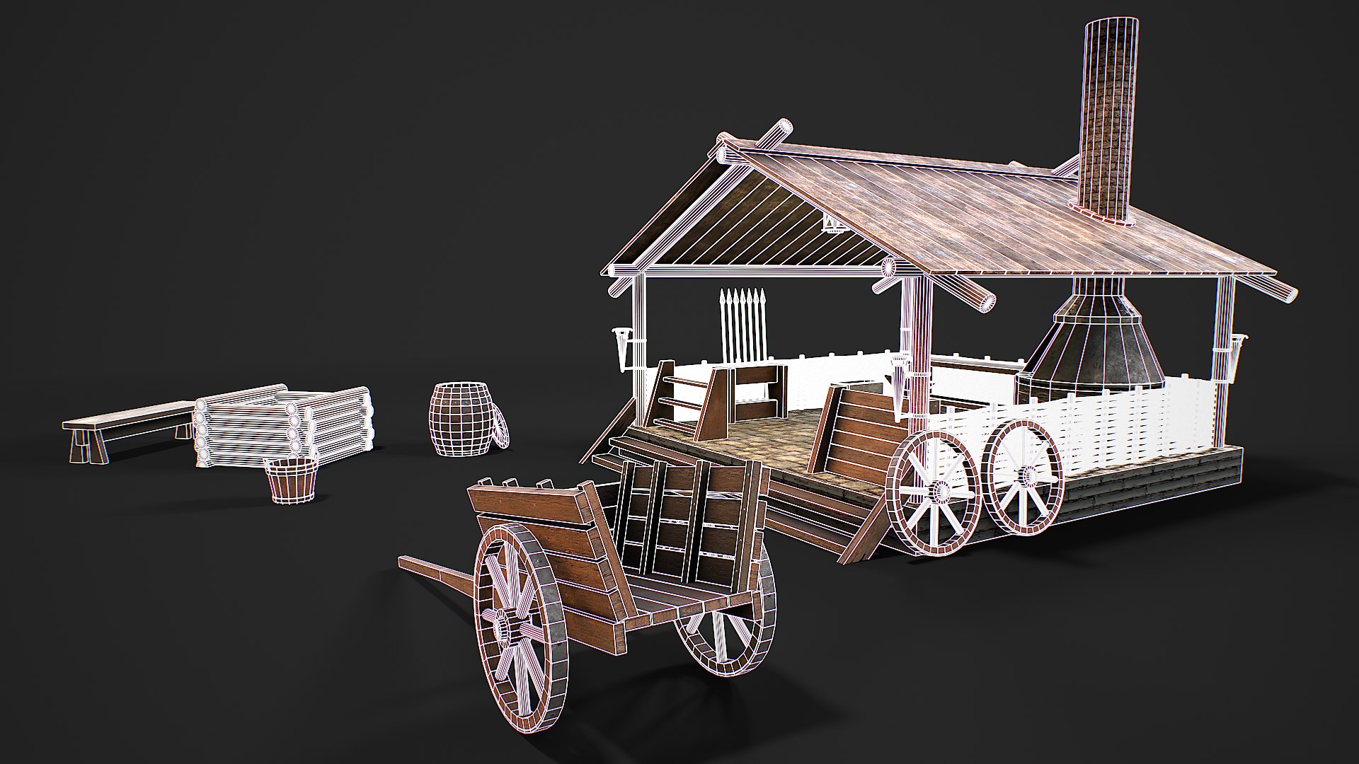 3D Model Medieval Forge 3d Model - TurboSquid 2226755