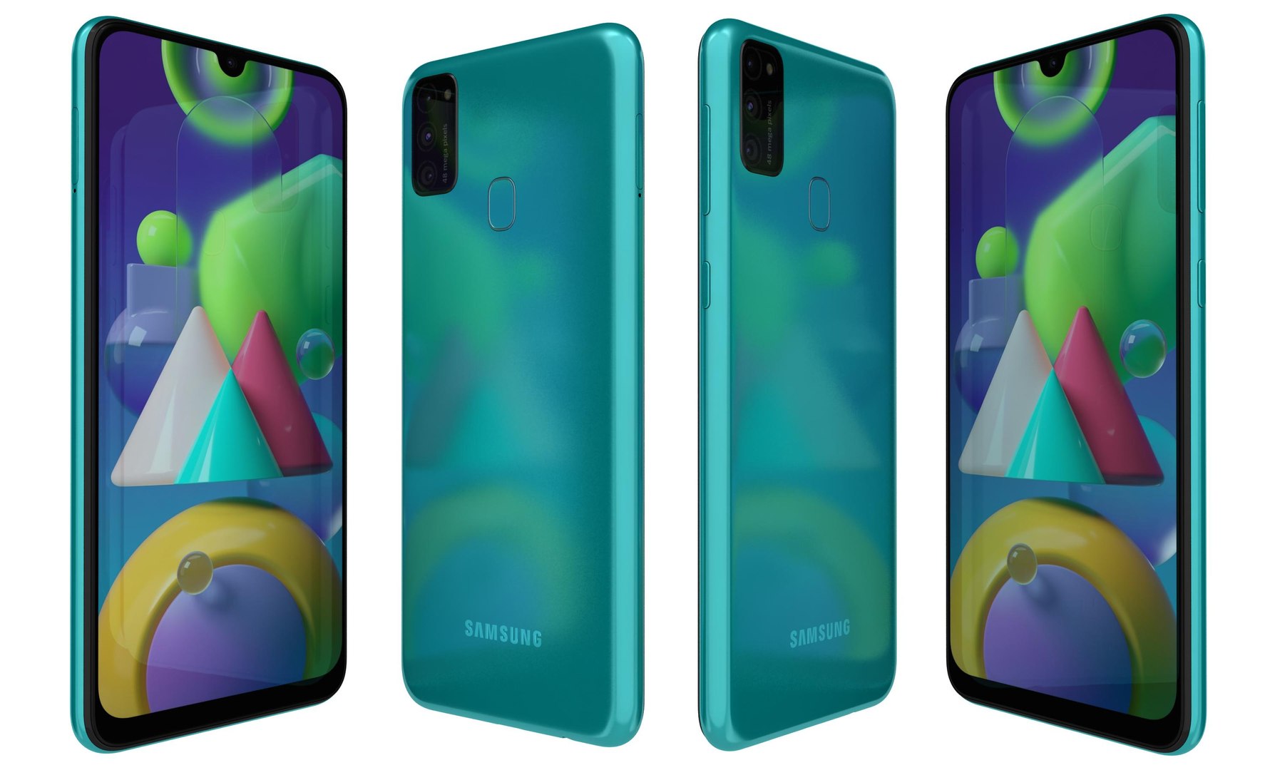 Samsung Galaxy M21 Colors 3D Model - TurboSquid 1542670