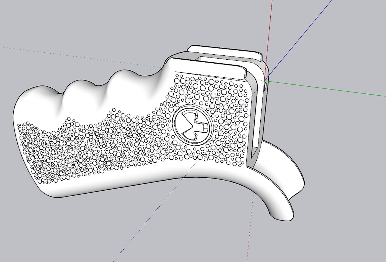 3D AR Grip 3D Printed Model - TurboSquid 2227760