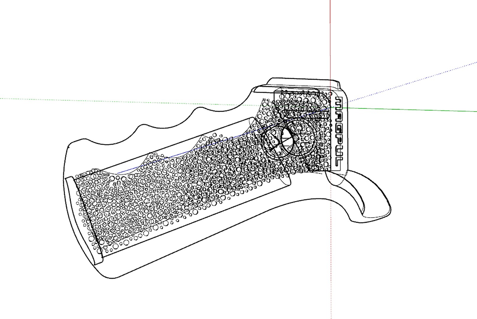3D AR Grip 3D Printed Model - TurboSquid 2227760