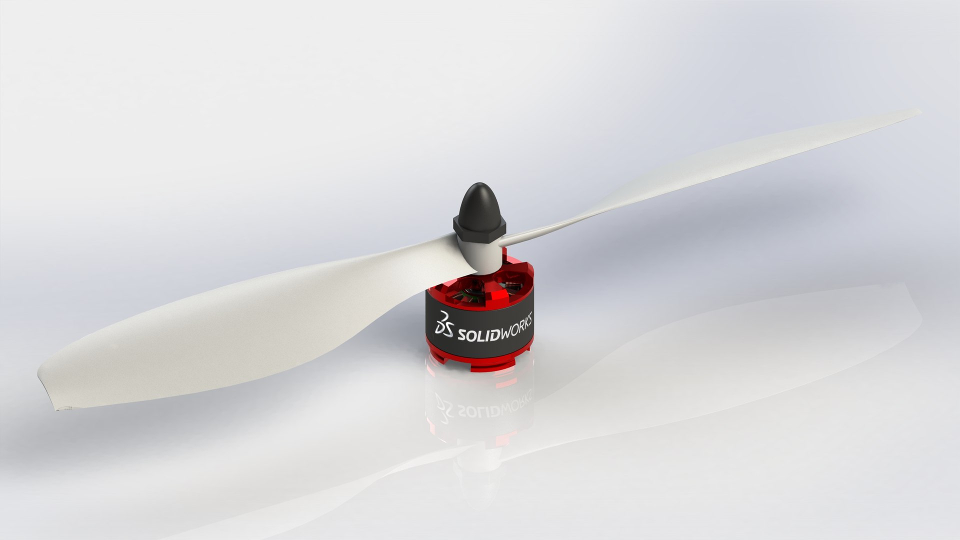 Brushless DC Motor With 1045 Propellers 3D Model - TurboSquid 1736982