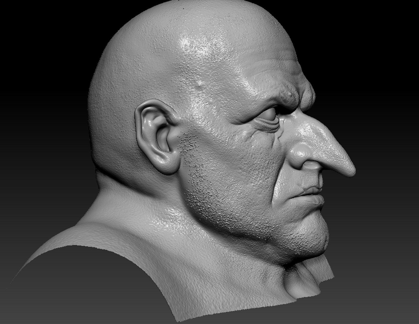 3d Model Villain Character Sculpt