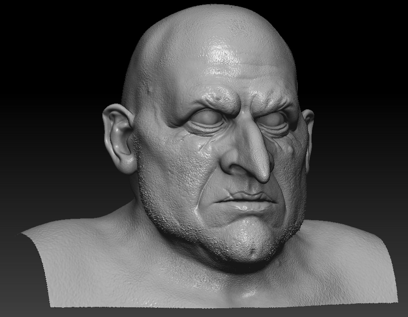 3d Model Villain Character Sculpt