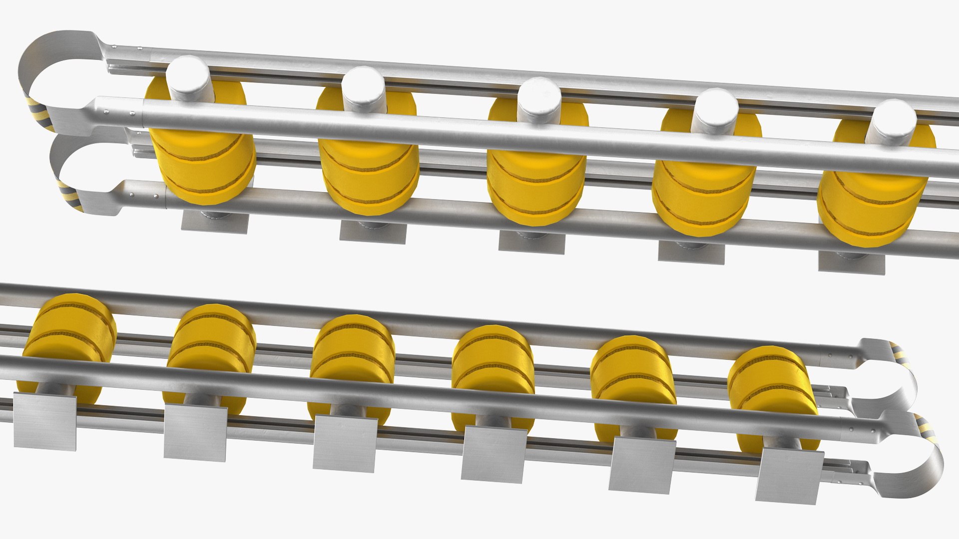 Safety roller barrier 3D - TurboSquid 1521005