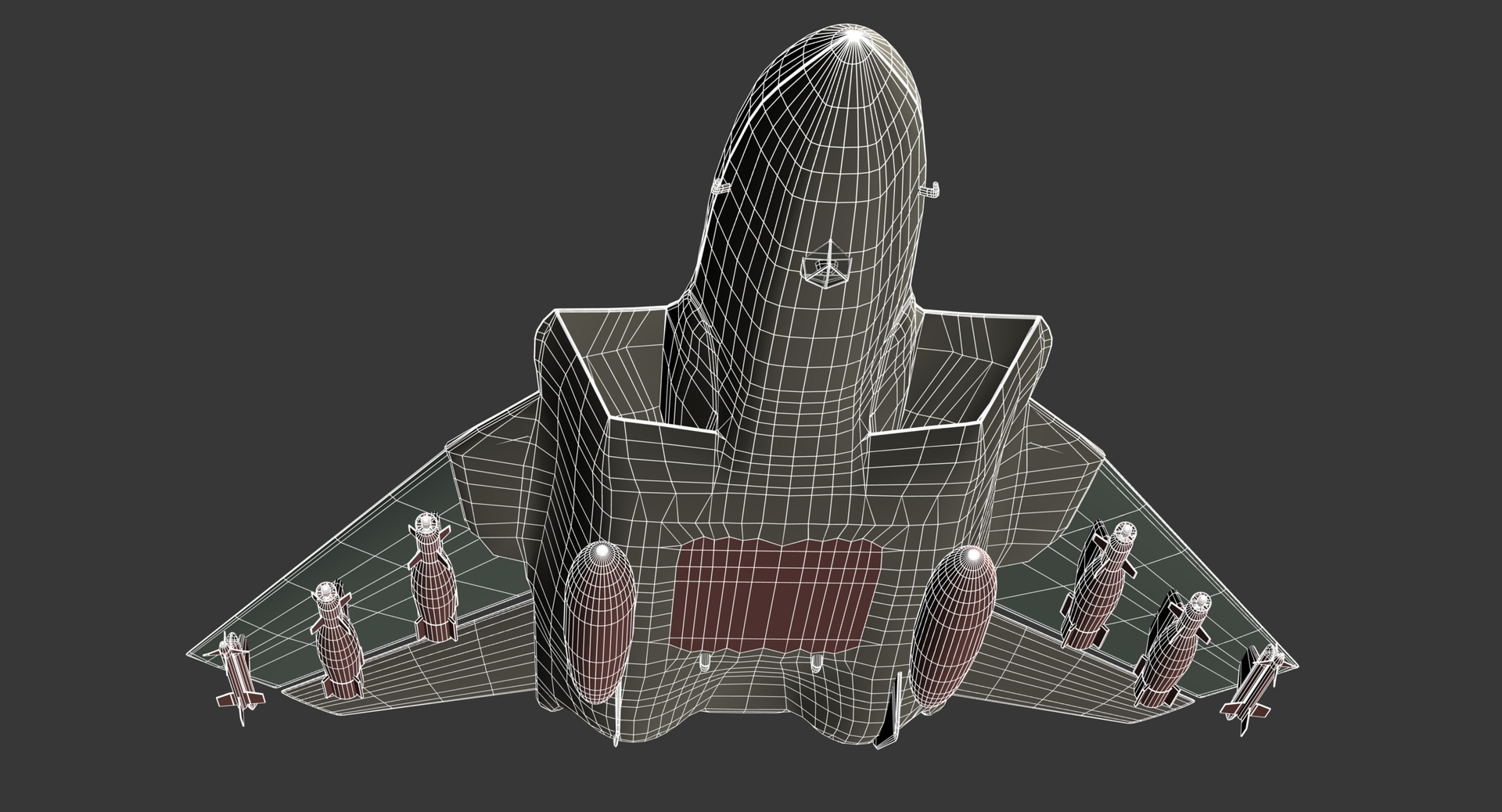 Fictional Fighter Jet 3D model - TurboSquid 1794811