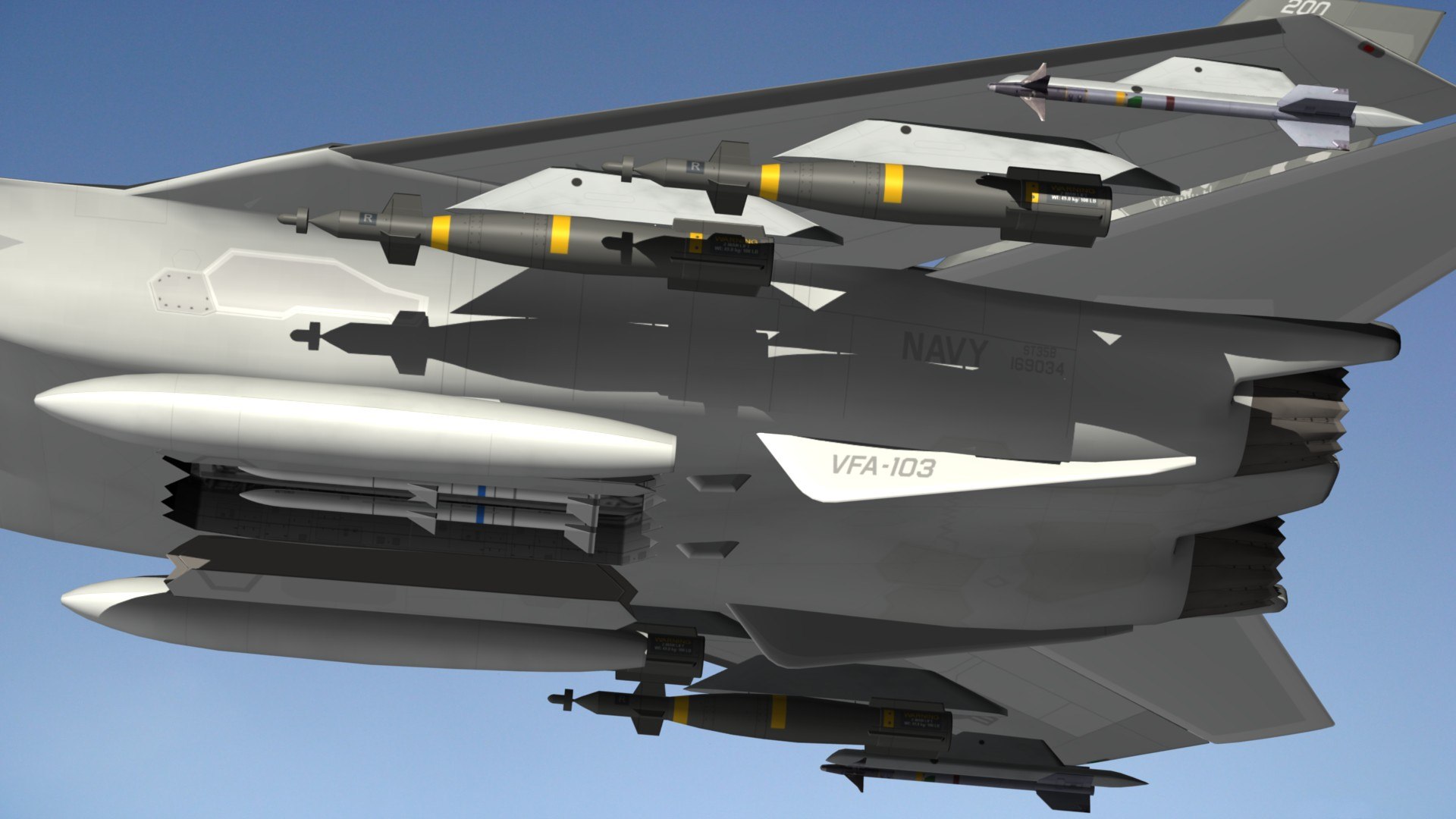 Fictional Fighter Jet 3D Model - TurboSquid 1794811